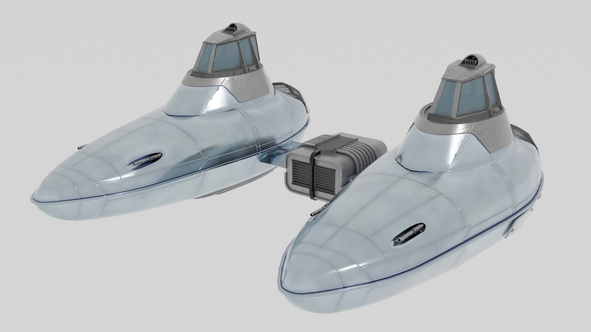 Star Wars Storm IV Twin-Pod Cloud Car 3D - TurboSquid 2240153