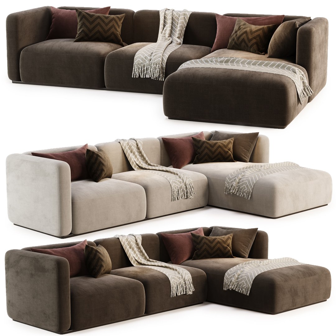 Shangai Sofa By Poliform 3D Model - TurboSquid 2099013