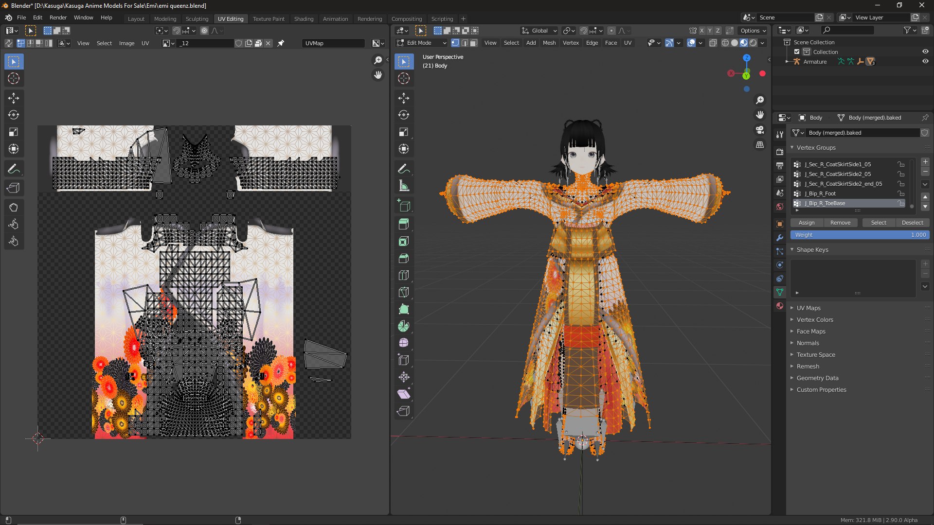 Emi Queen - Anime Style Queen Model - TurboSquid 2192270