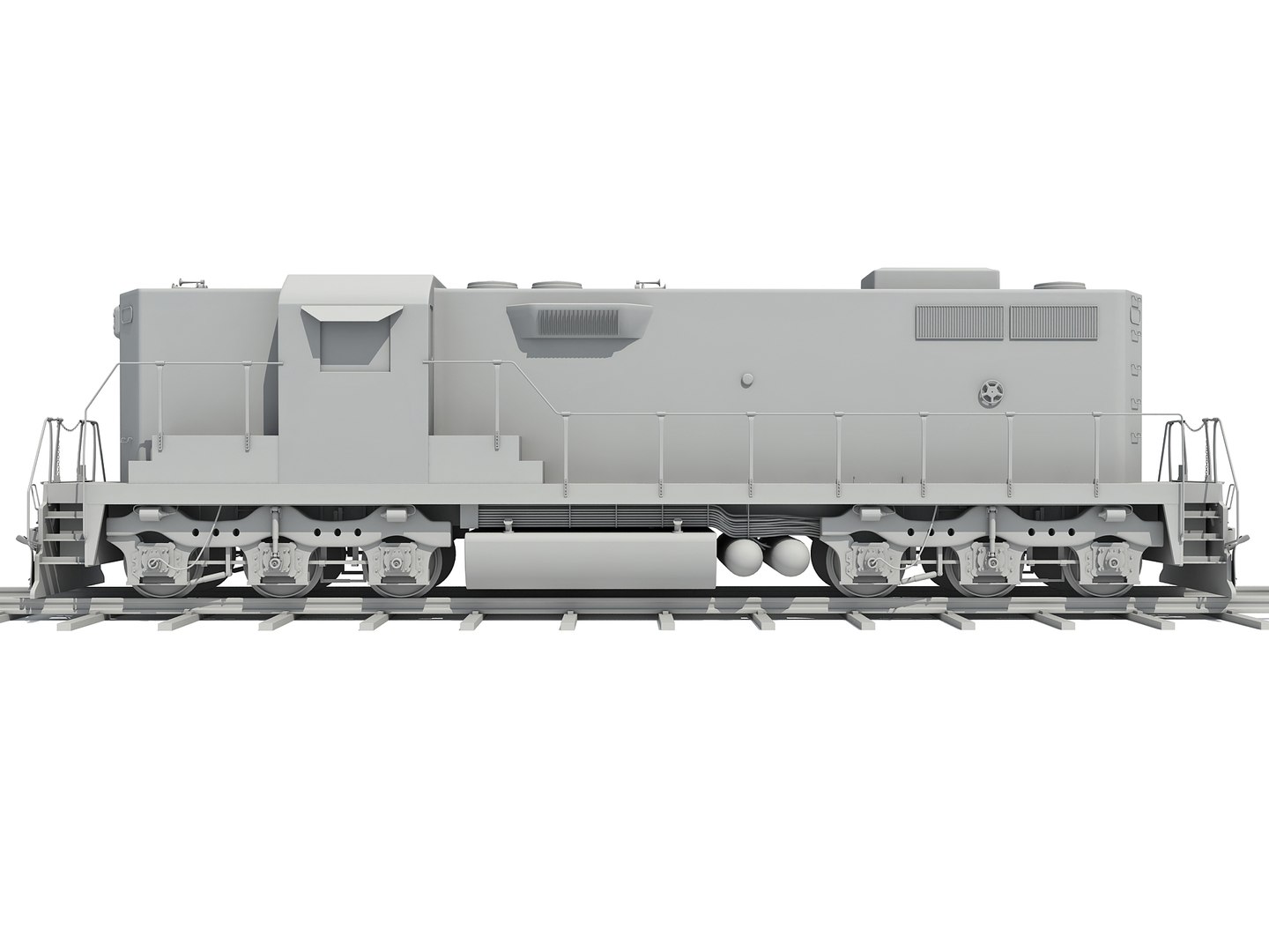 3ds Max Train Railway