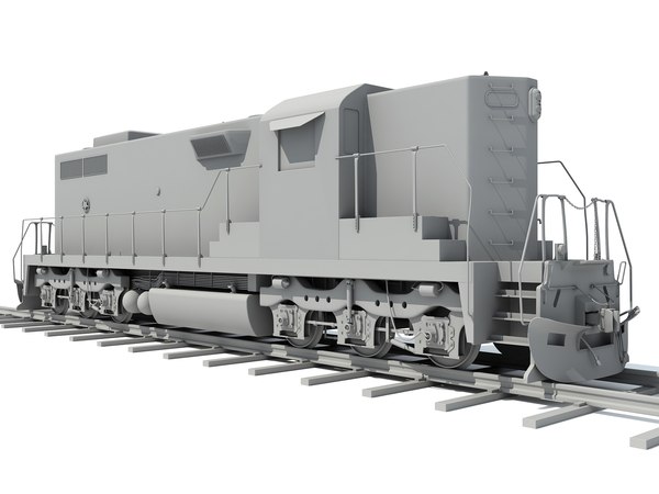 train railway 3d model