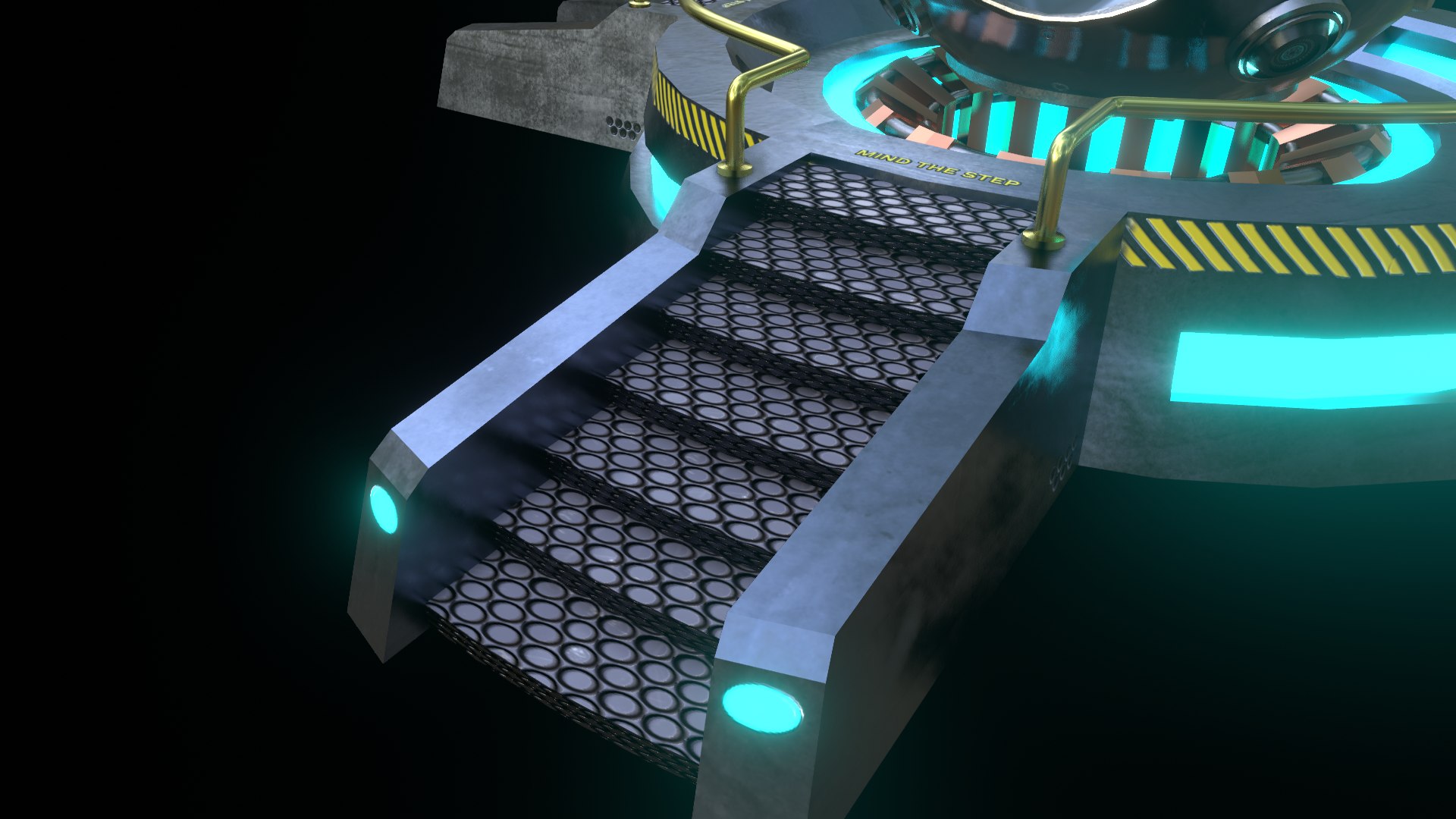 Sci-Fi Reactor 3D Model - TurboSquid 2018384