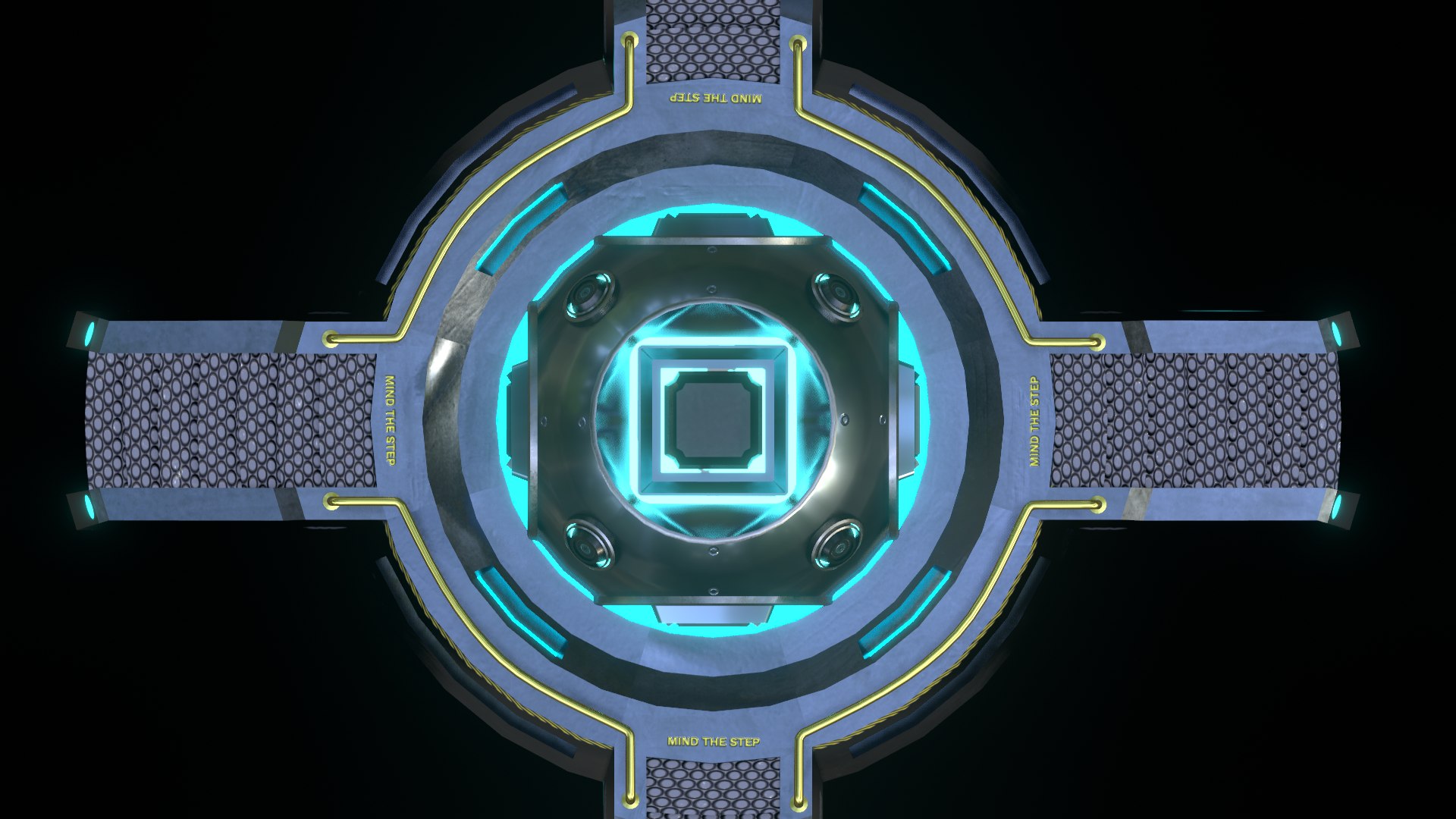 Sci-Fi Reactor 3D Model - TurboSquid 2018384