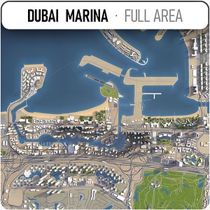 3D Dubai Marina Models - Browse & Download Formats - TurboSquid