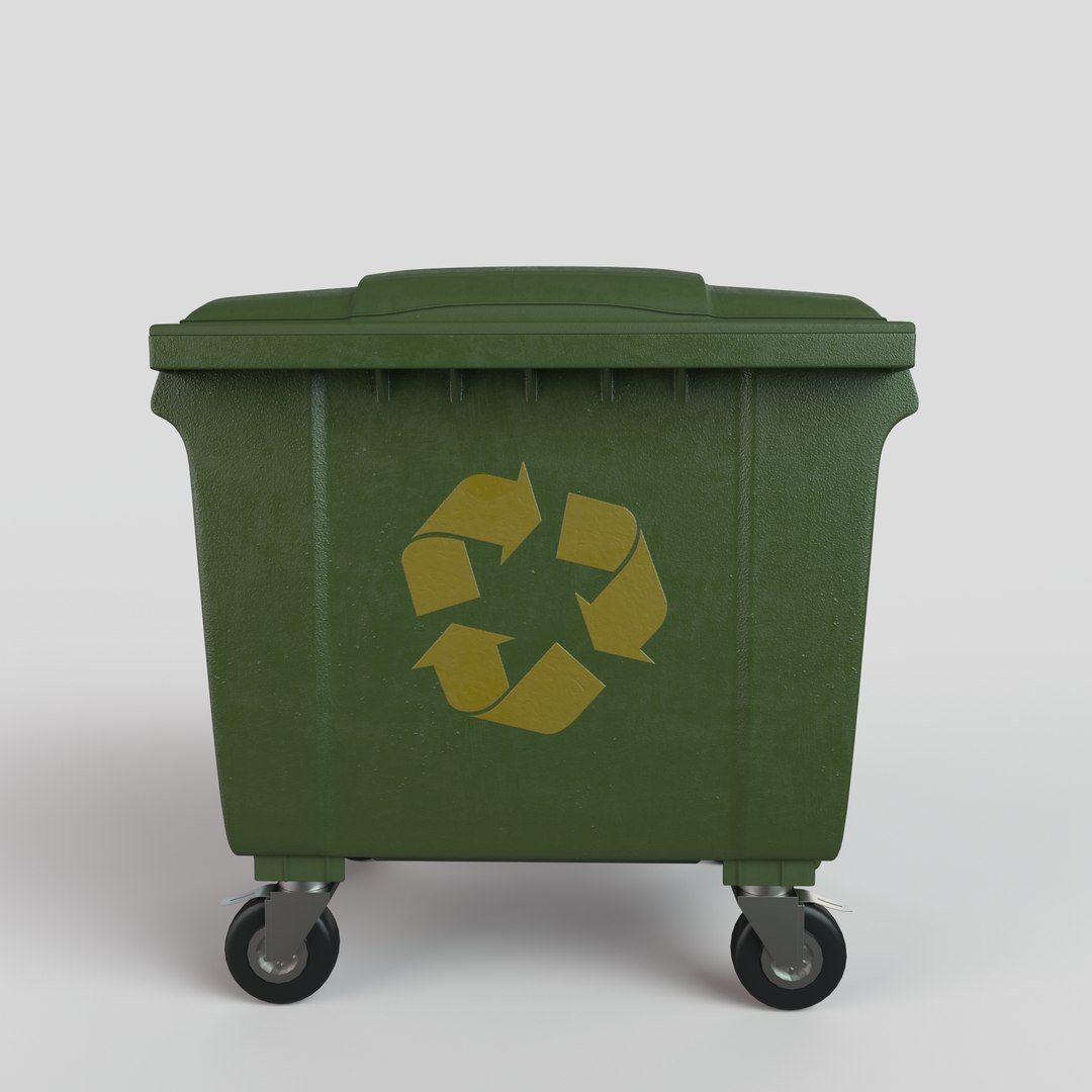 3D Garbage Container Model - TurboSquid 1494570
