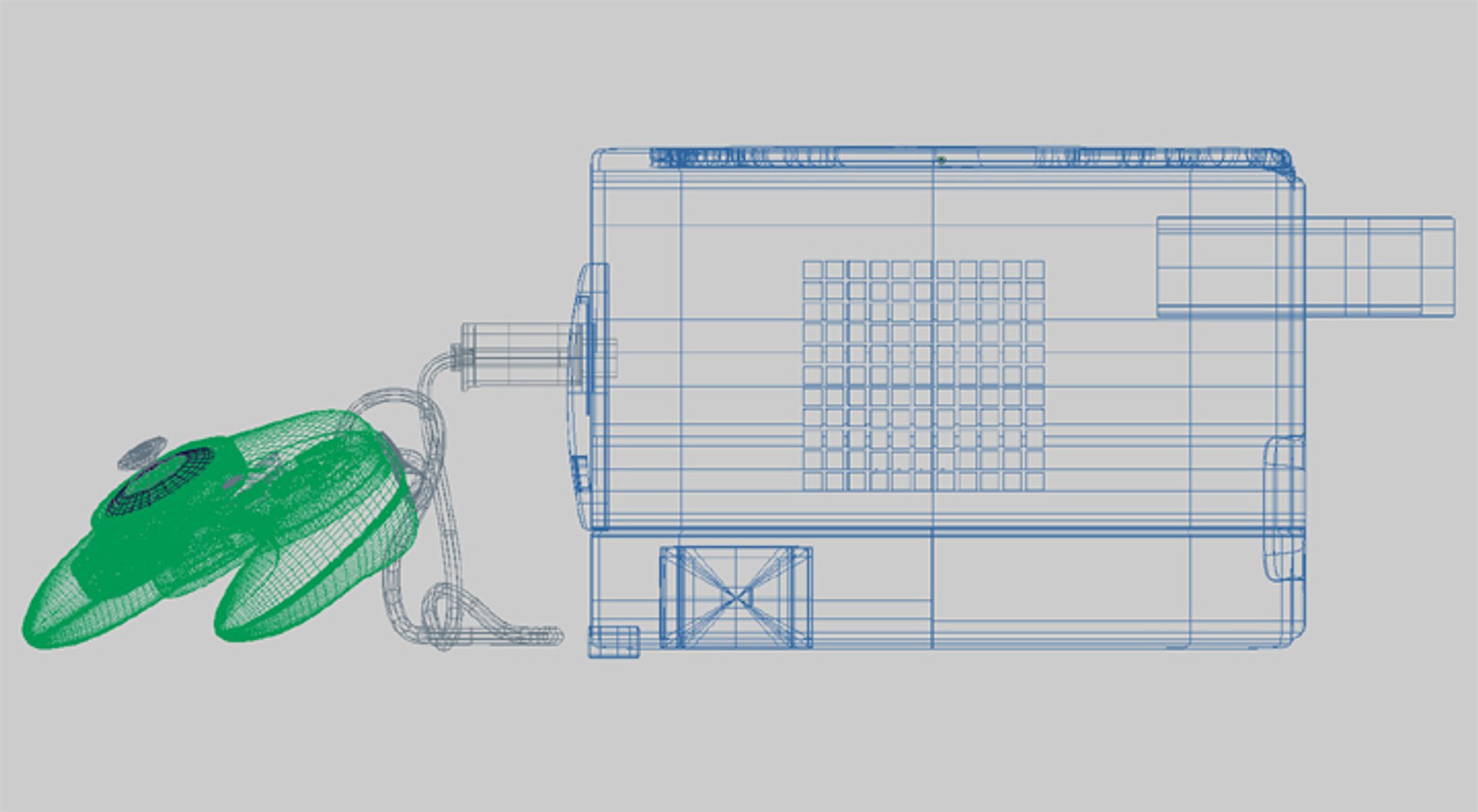 Cube Console 3d Model