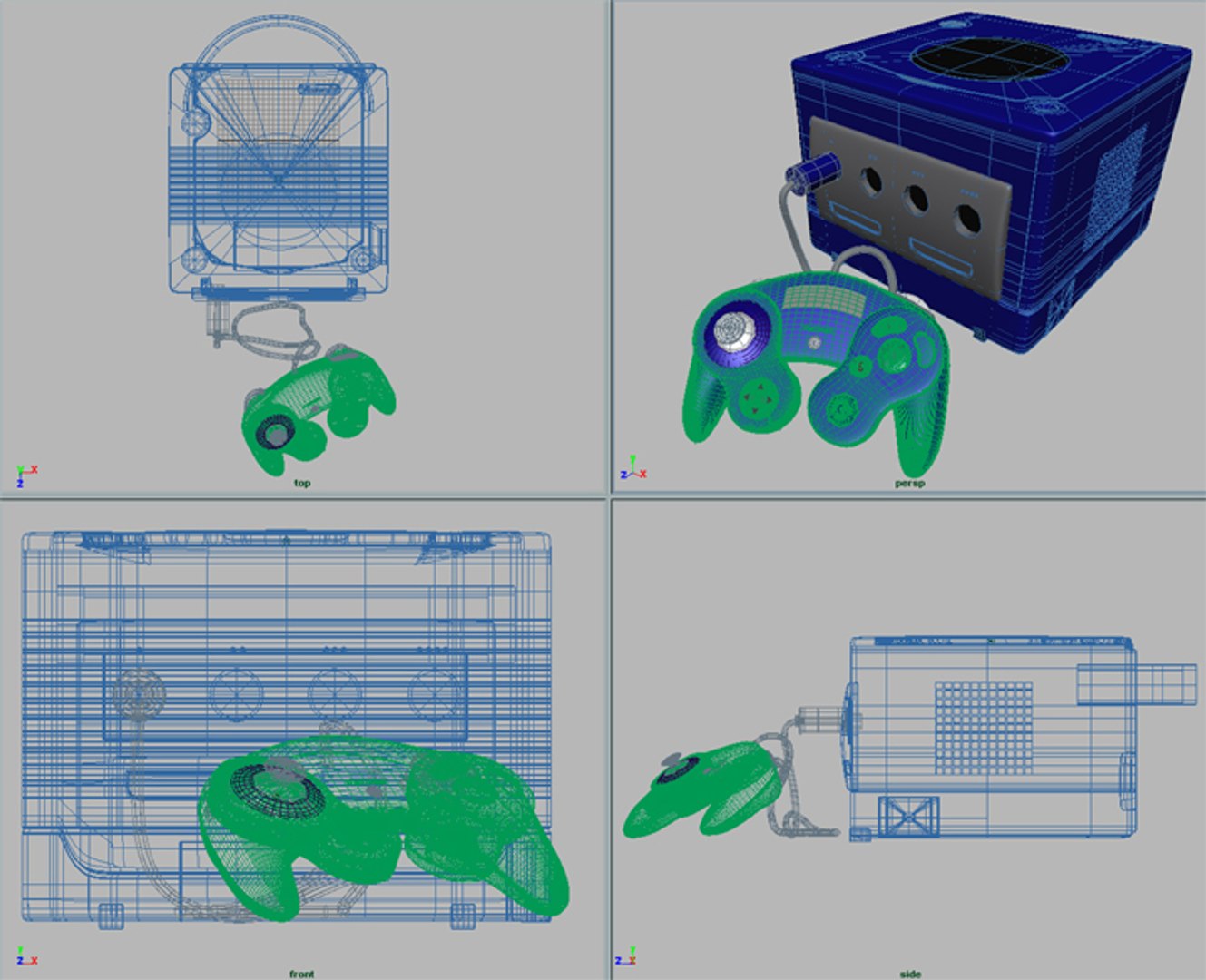 Cube Console 3d Model