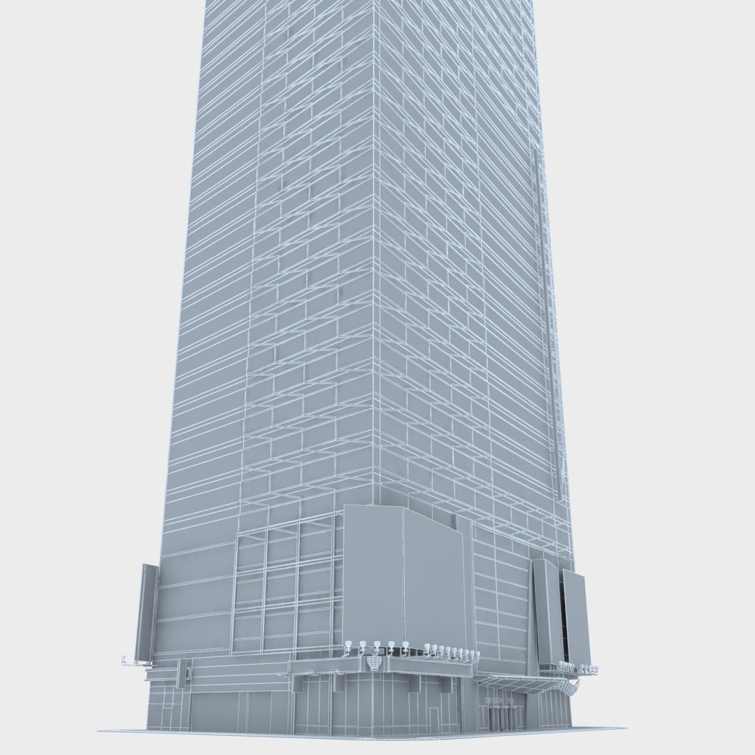 square 7 buildings 3d model