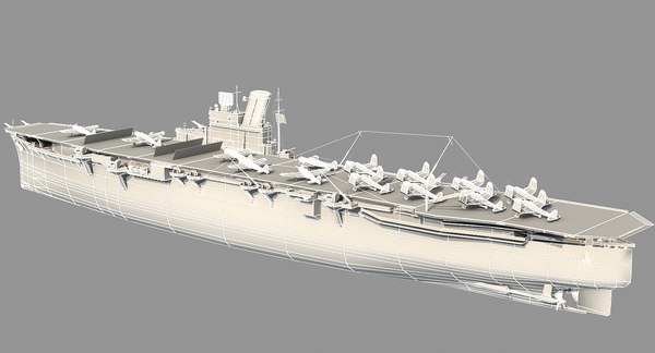 日本の空母Junyo（1945）3Dモデル - TurboSquid 1337182