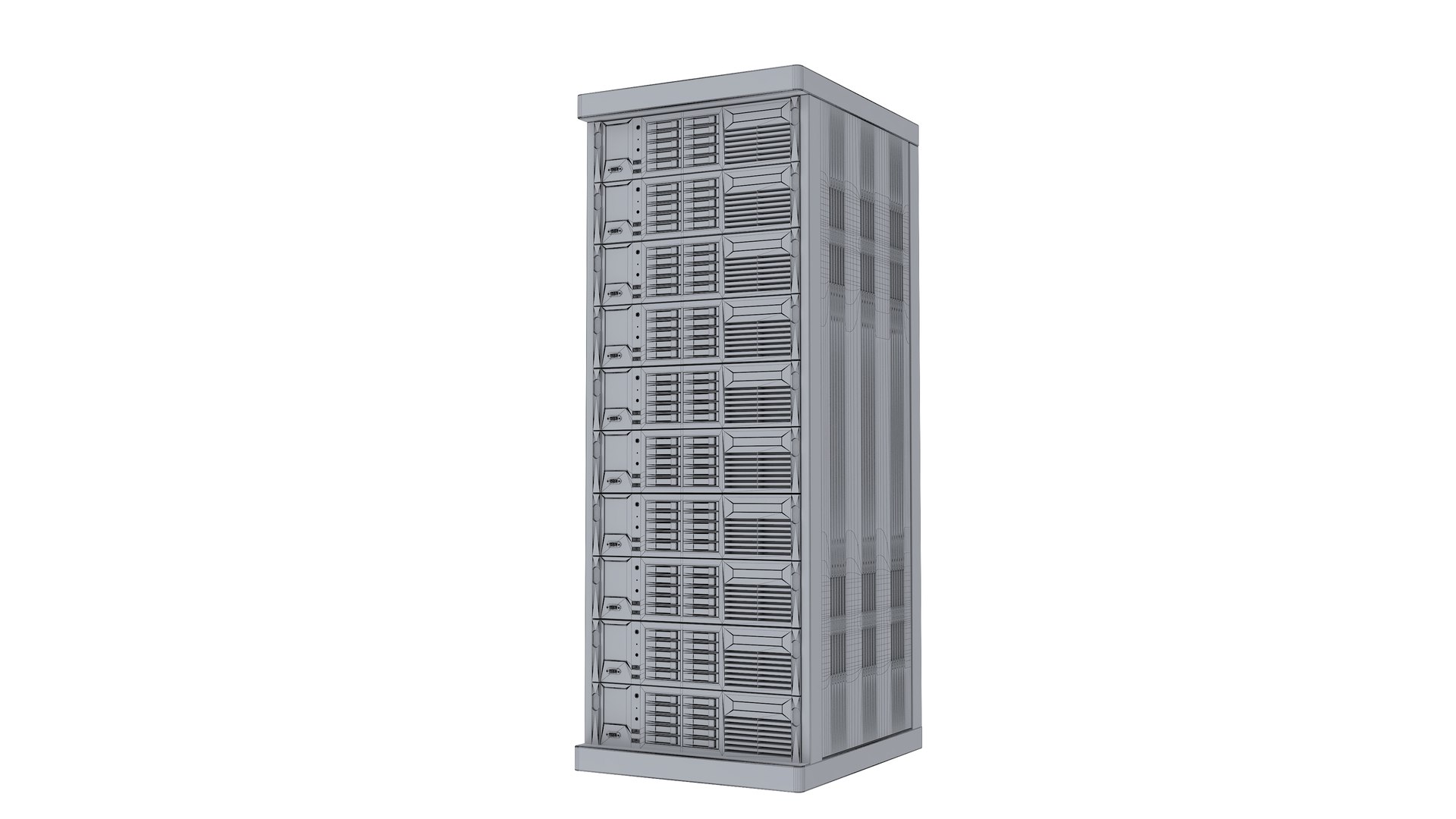 3D Server Cabinet Model - TurboSquid 2265286