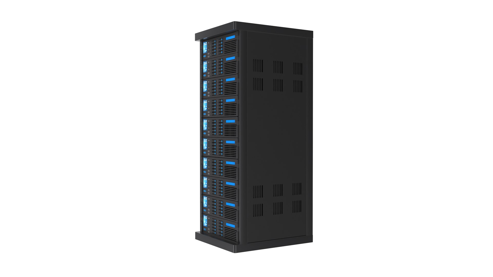3D Server Cabinet Model - TurboSquid 2265286