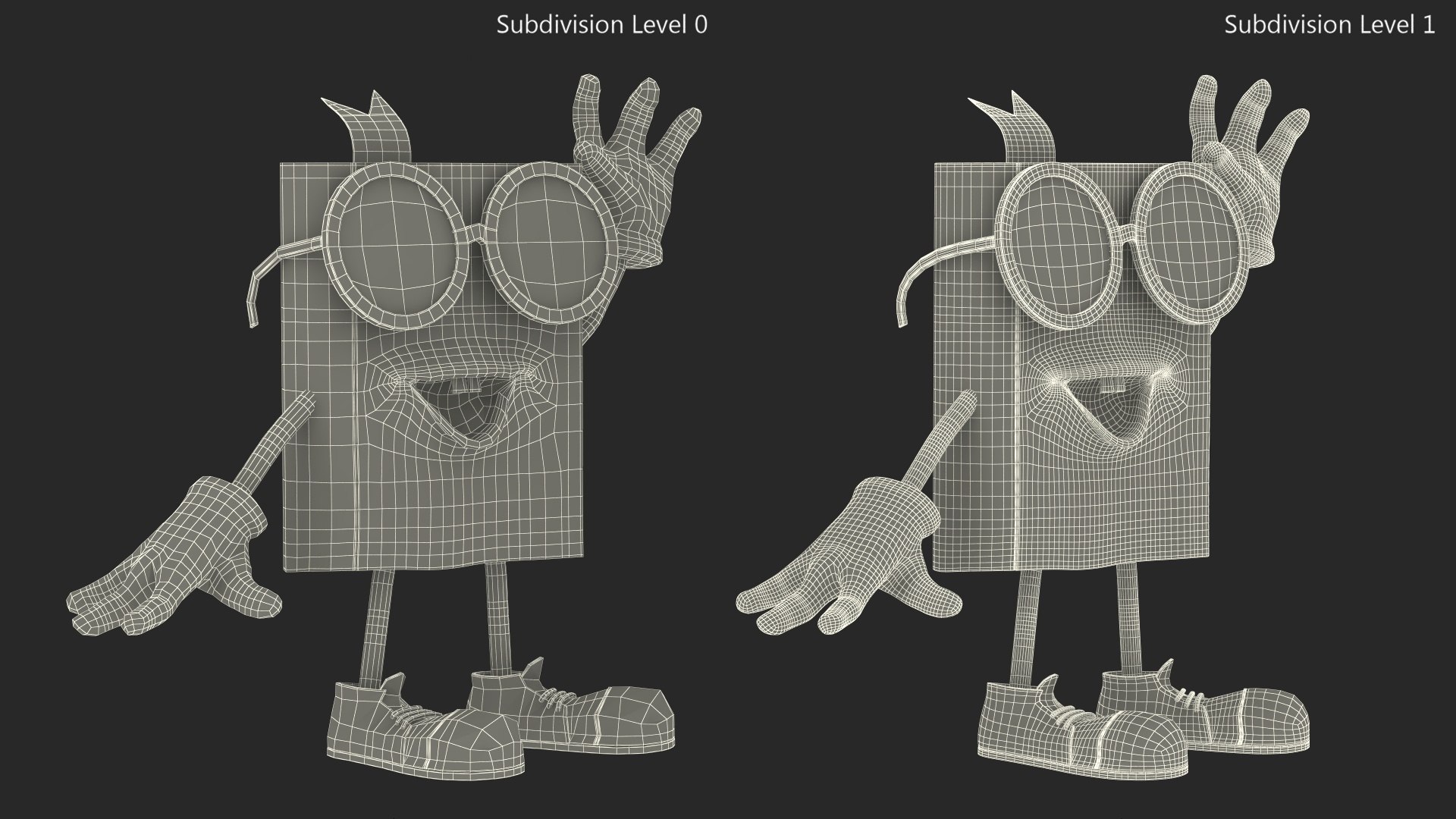 3D Friendly Cartoon Book Red - TurboSquid 2128311