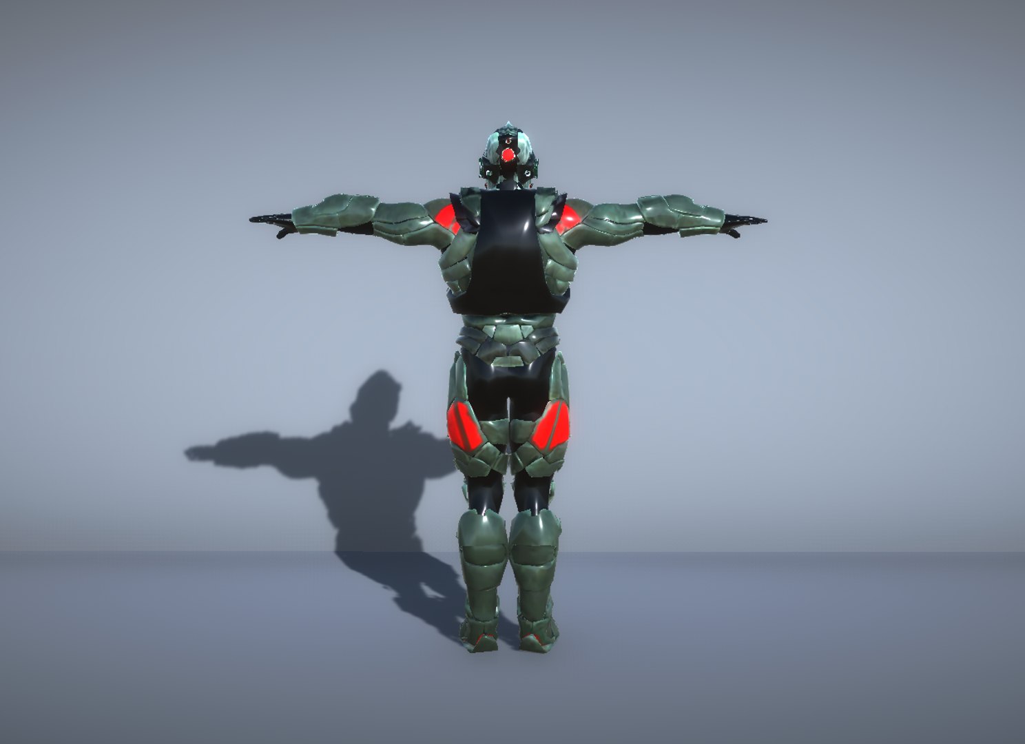 3D Sci-fi Cyborg Soldier Bow - TurboSquid 1516554