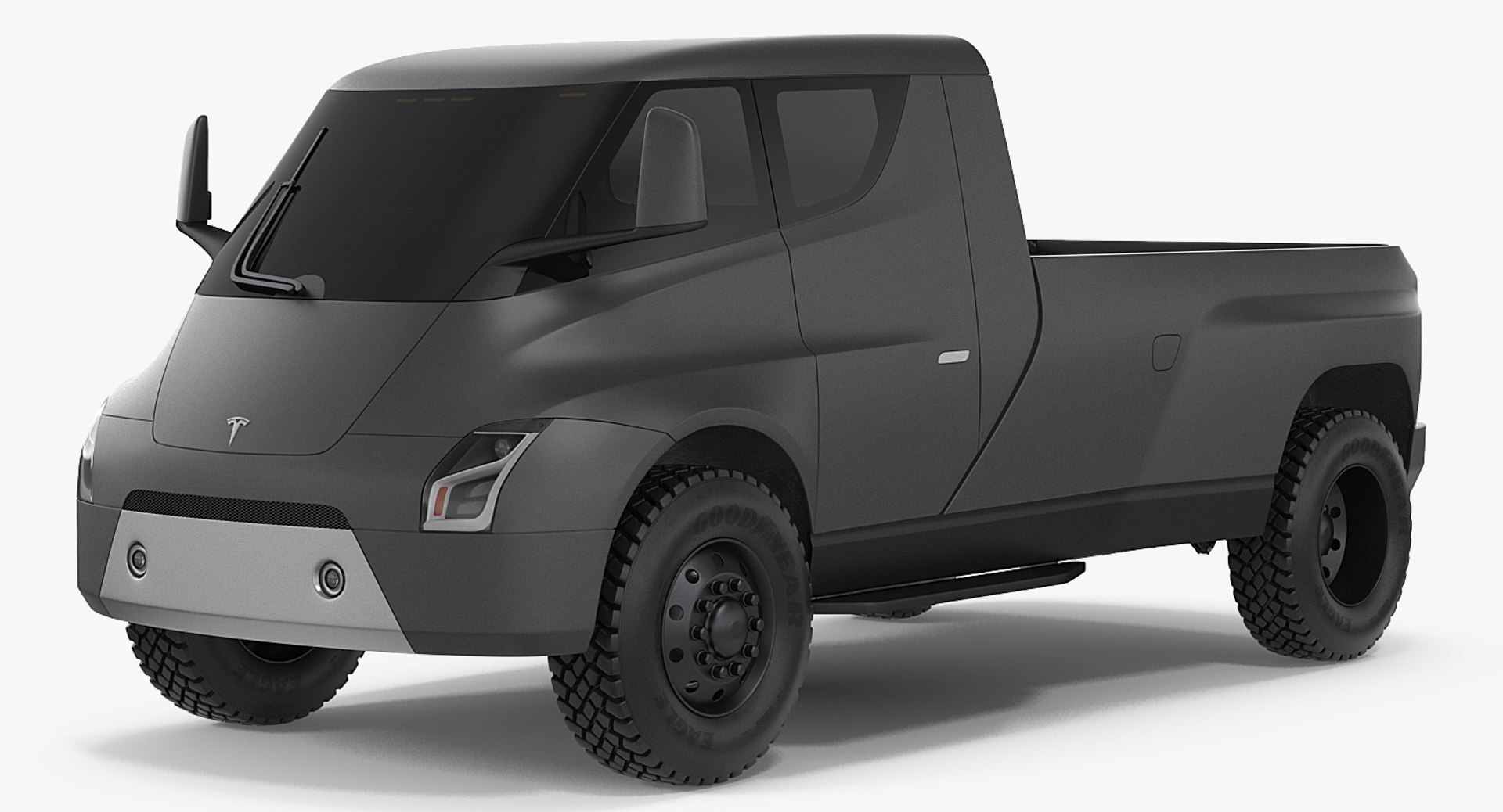 3D Concept Tesla Pickup Simple Model - TurboSquid 1330708
