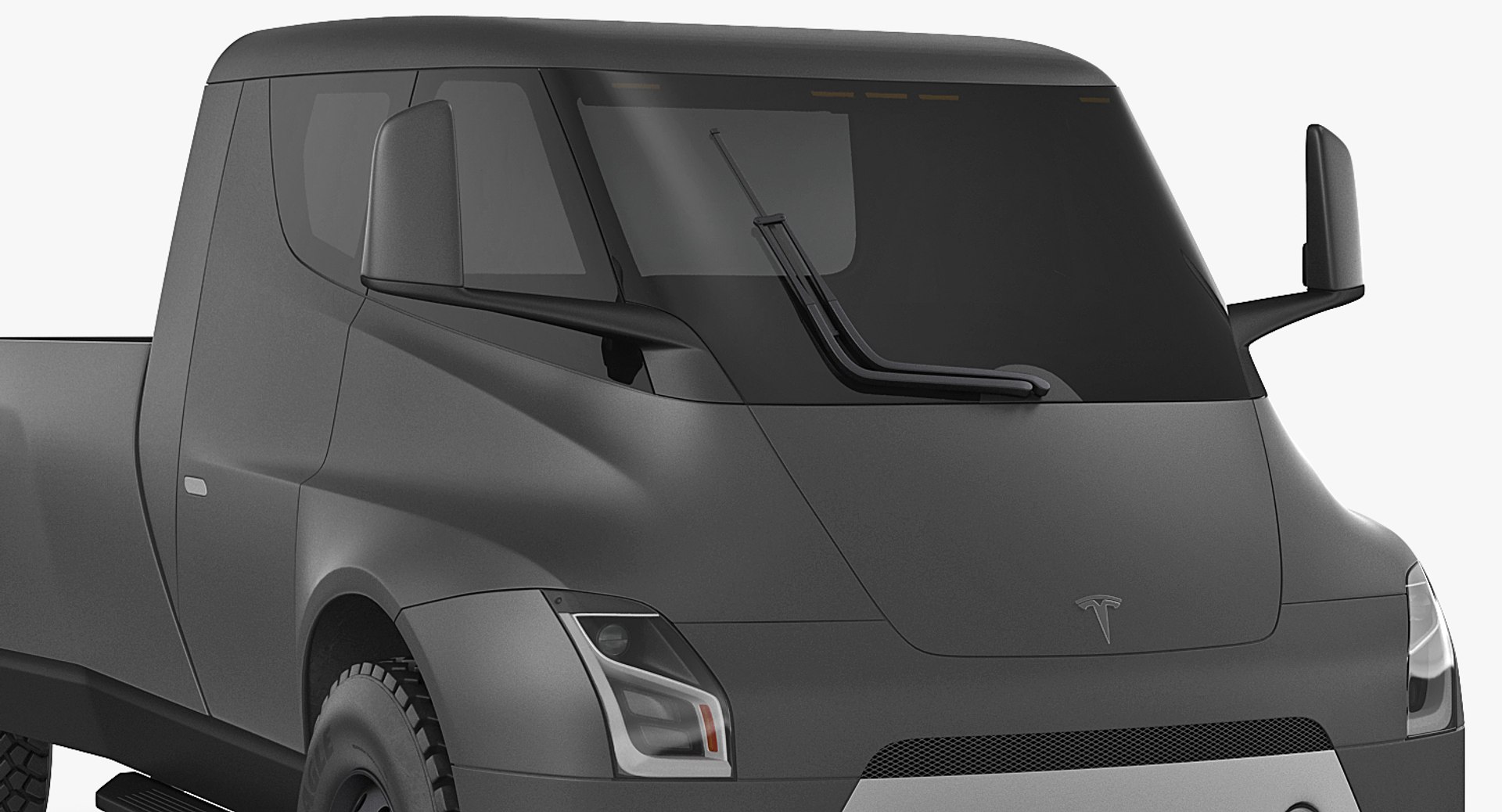 3D concept tesla pickup simple model - TurboSquid 1330708