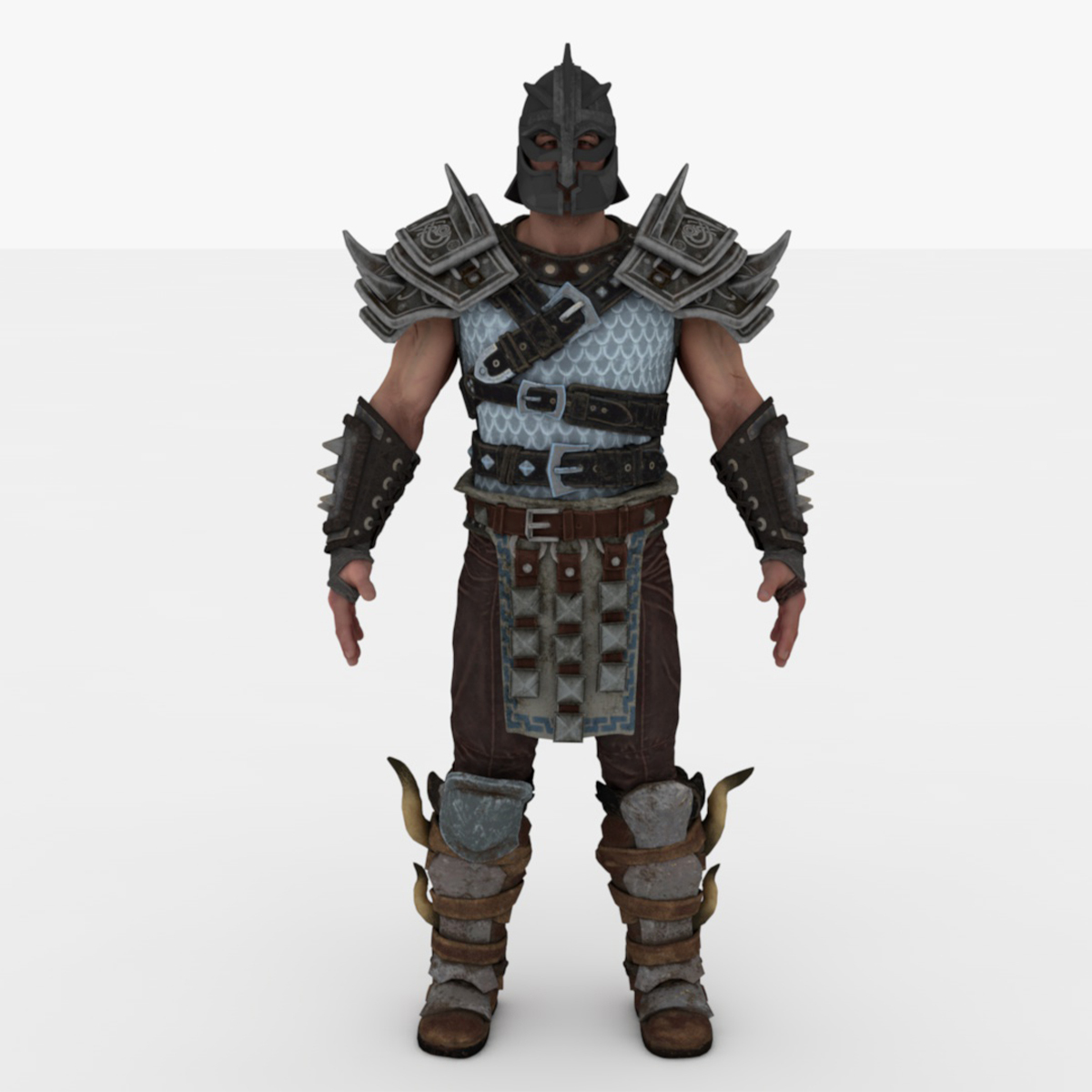 modèle 3D de Guerrier masculin - TurboSquid 1907611