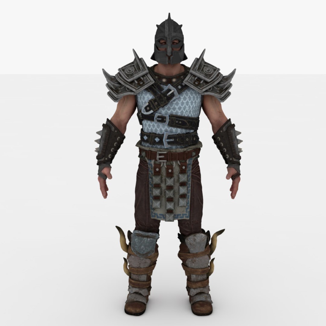 Male Warrior3D模型 - TurboSquid 1907611