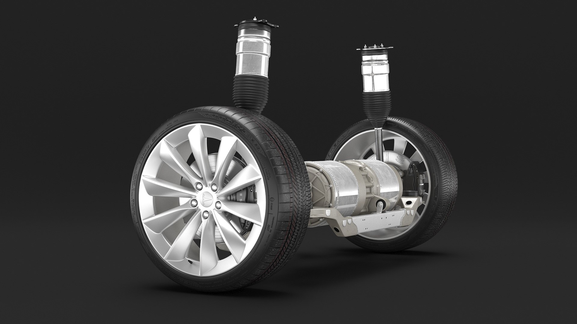 3D Electric Car Chassis Suspension - TurboSquid 2246975