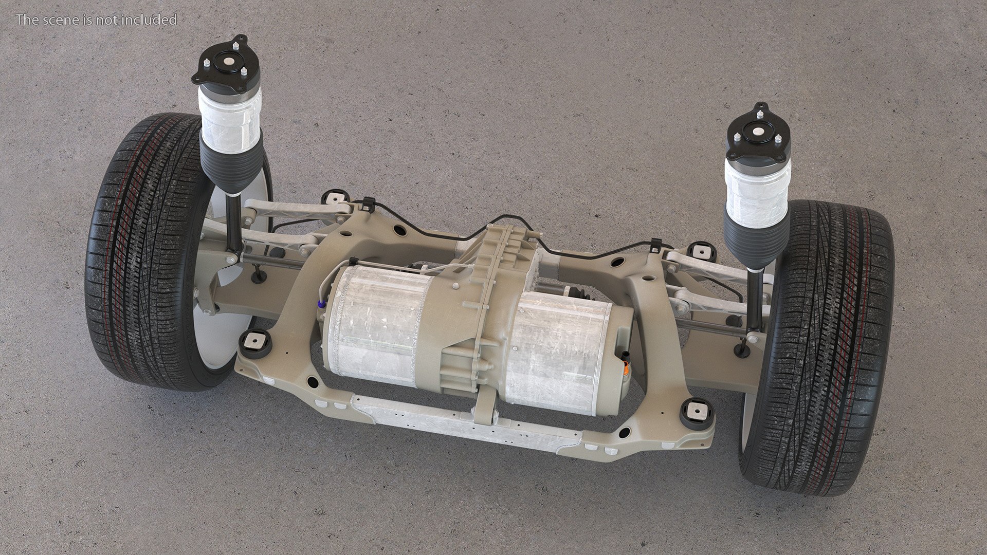 3D Electric Car Chassis Suspension - TurboSquid 2246975