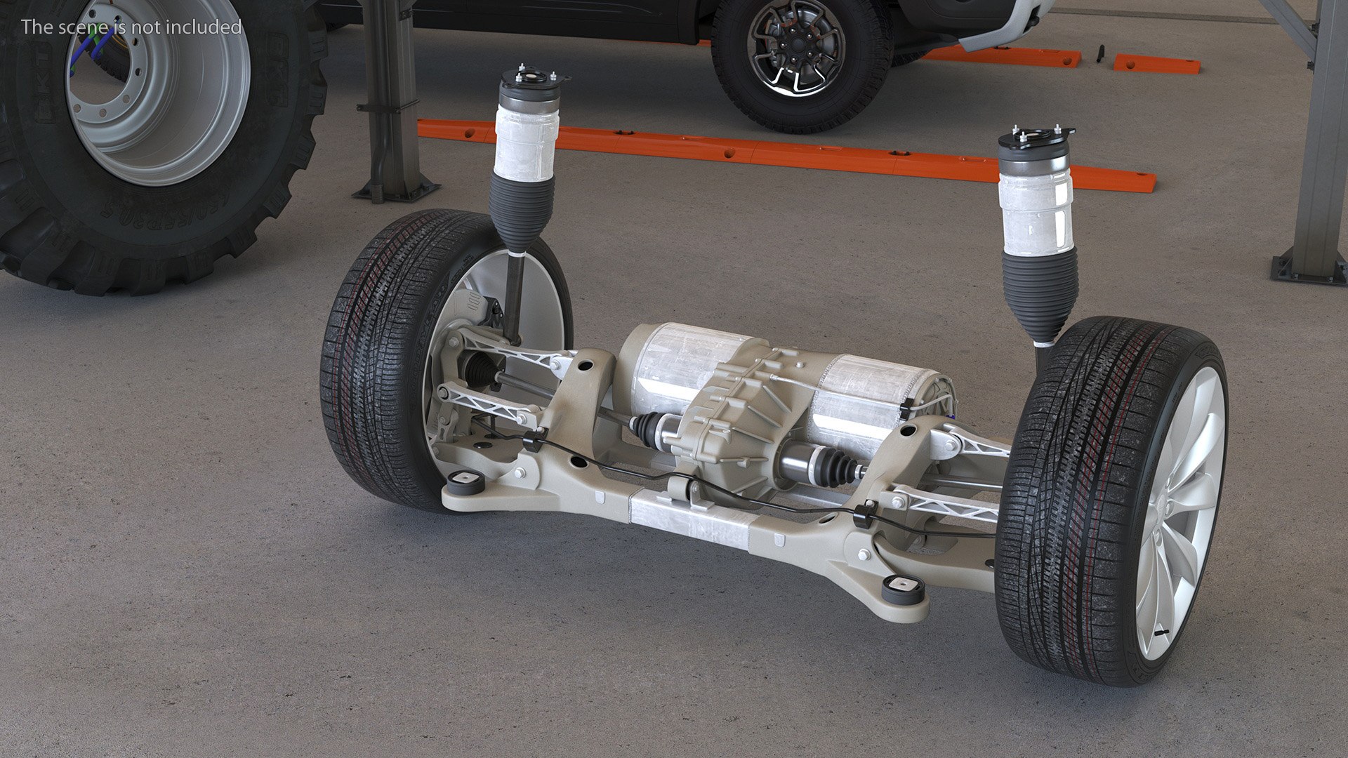 3D Electric Car Chassis Suspension - TurboSquid 2246975