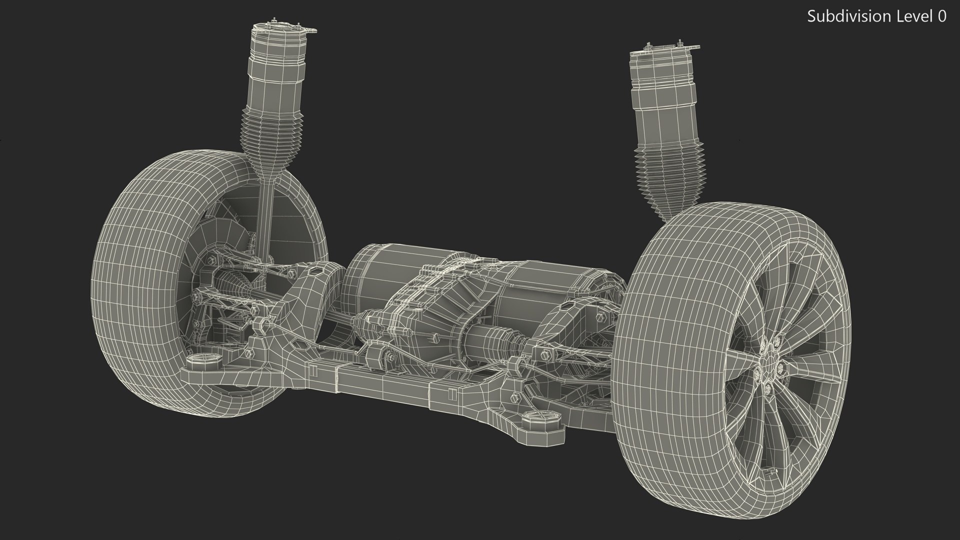 3D Electric Car Chassis Suspension - TurboSquid 2246975