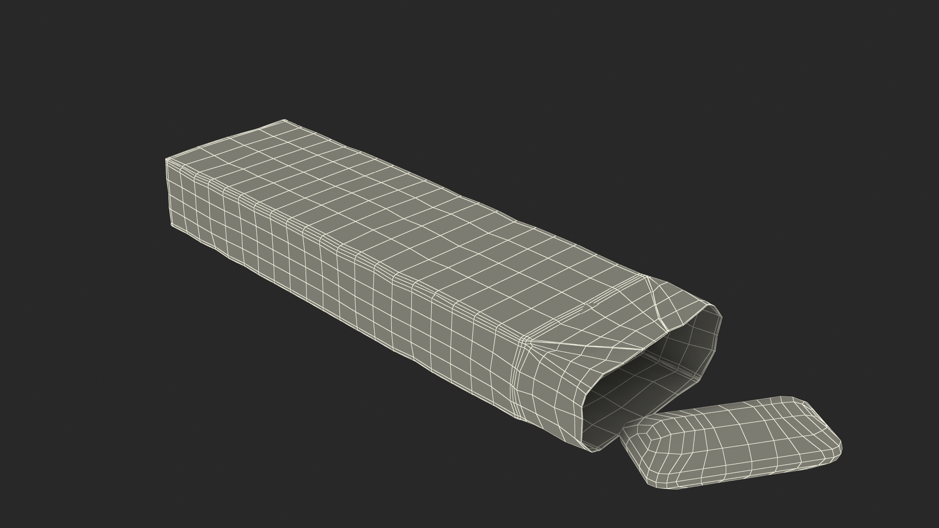 Chewing Gum Pack Open With Pad 3D Model - TurboSquid 2046626