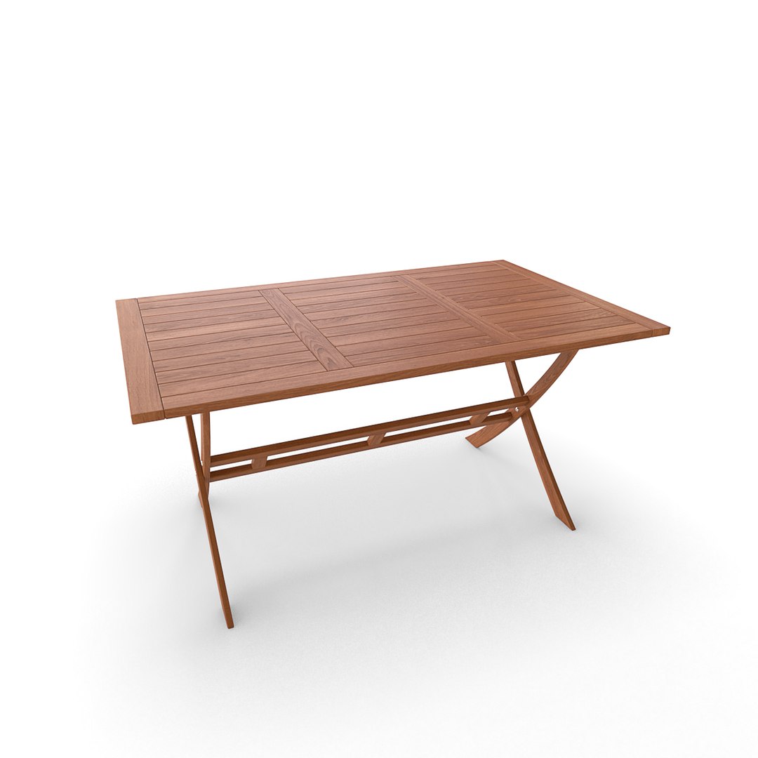 Garden Table 3D Model - TurboSquid 1192465
