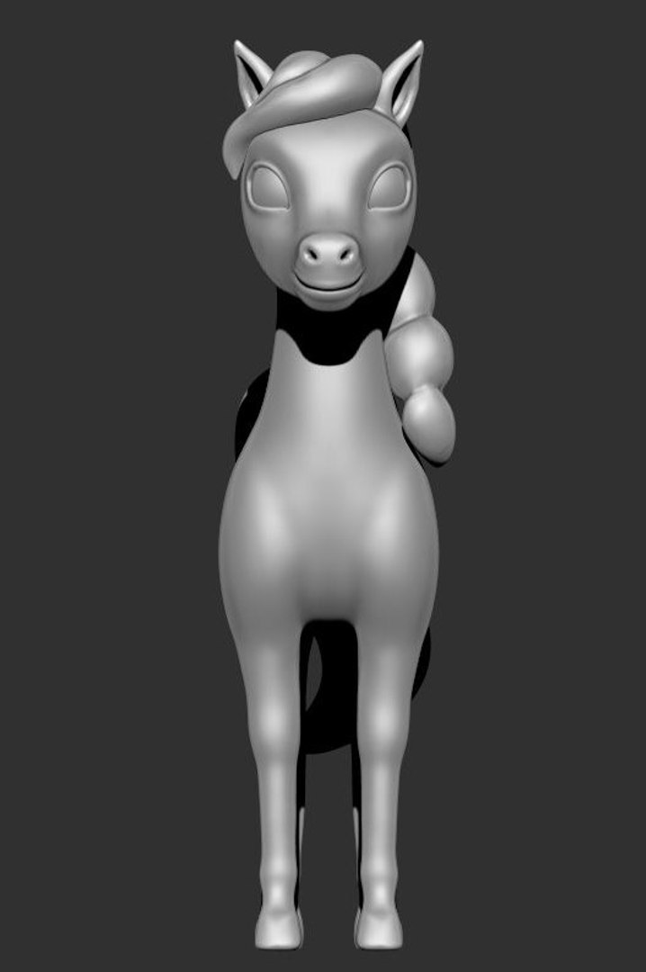 3D Stylized Pony - TurboSquid 1269223