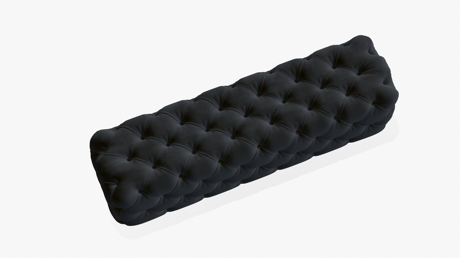 Chesterfield Sofa With Velvet Bench 3D Model - TurboSquid 1904423