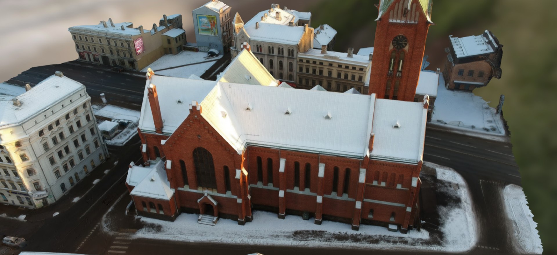 3D Red Church - TurboSquid 1837513