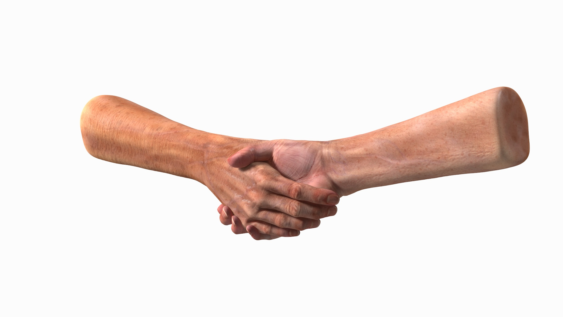 3D Handshake Old Man Hands - TurboSquid 2112331