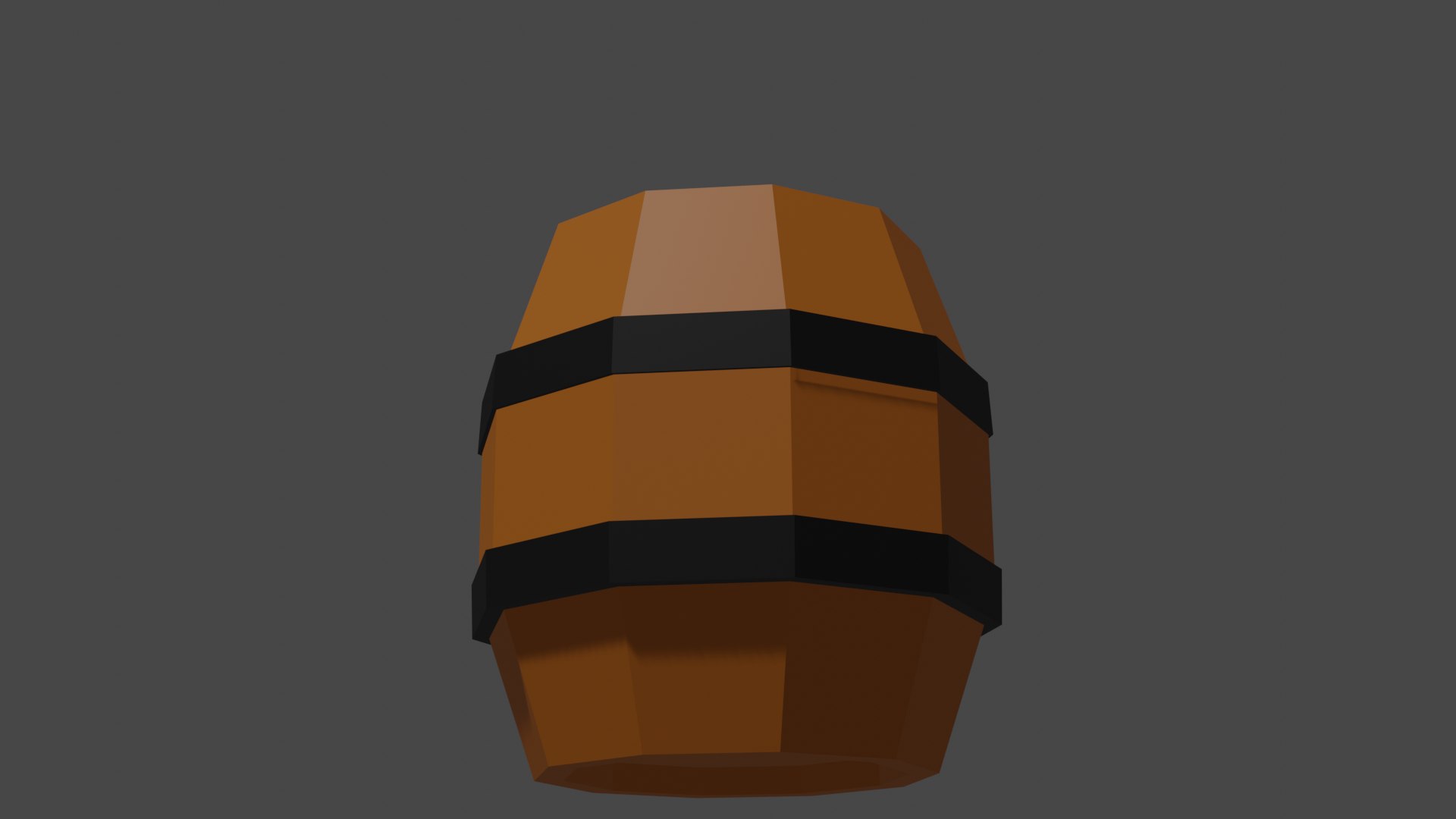 3D Low Poly Barrel Model - TurboSquid 1974581