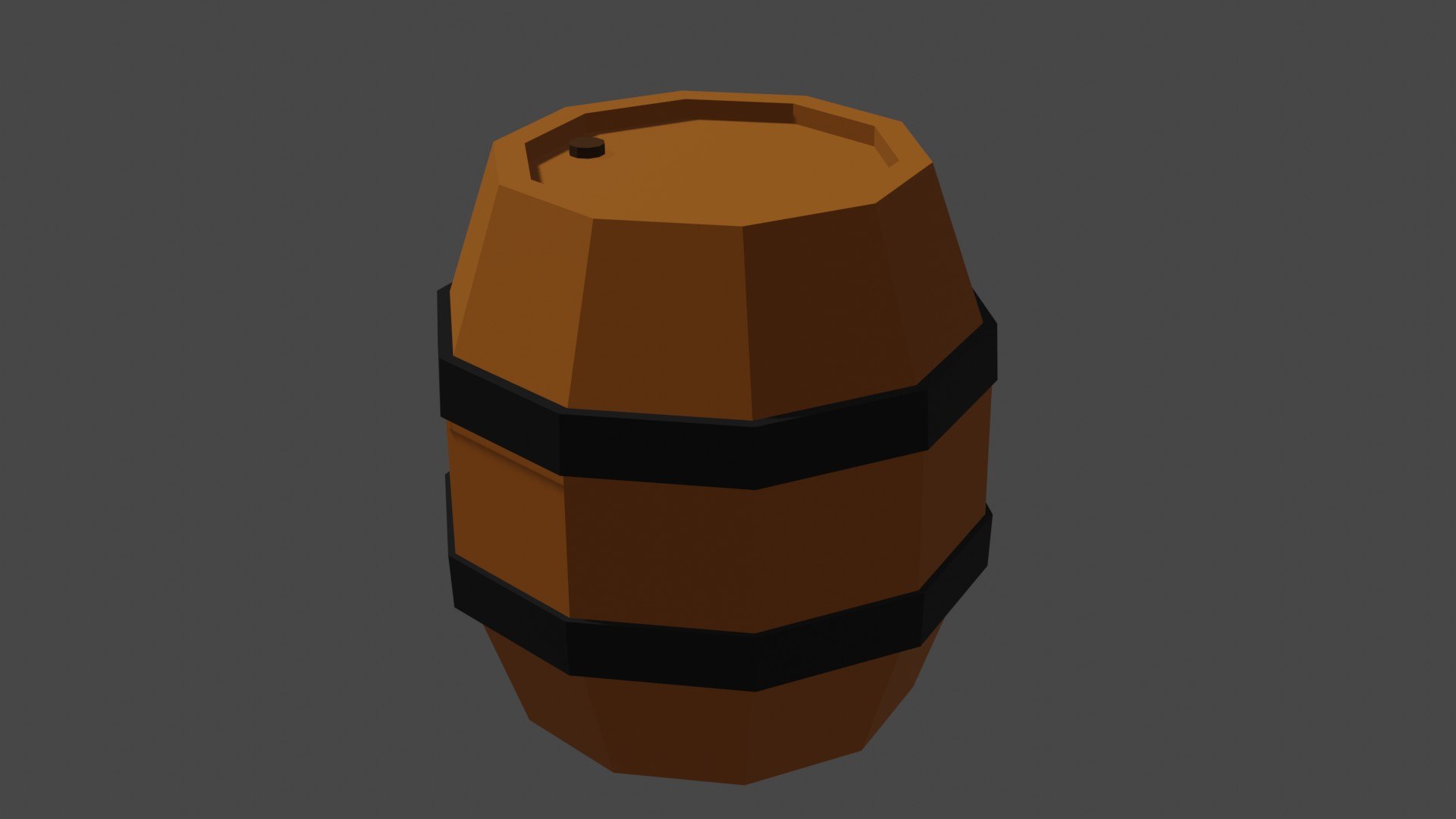 3D Low Poly Barrel Model - TurboSquid 1974581
