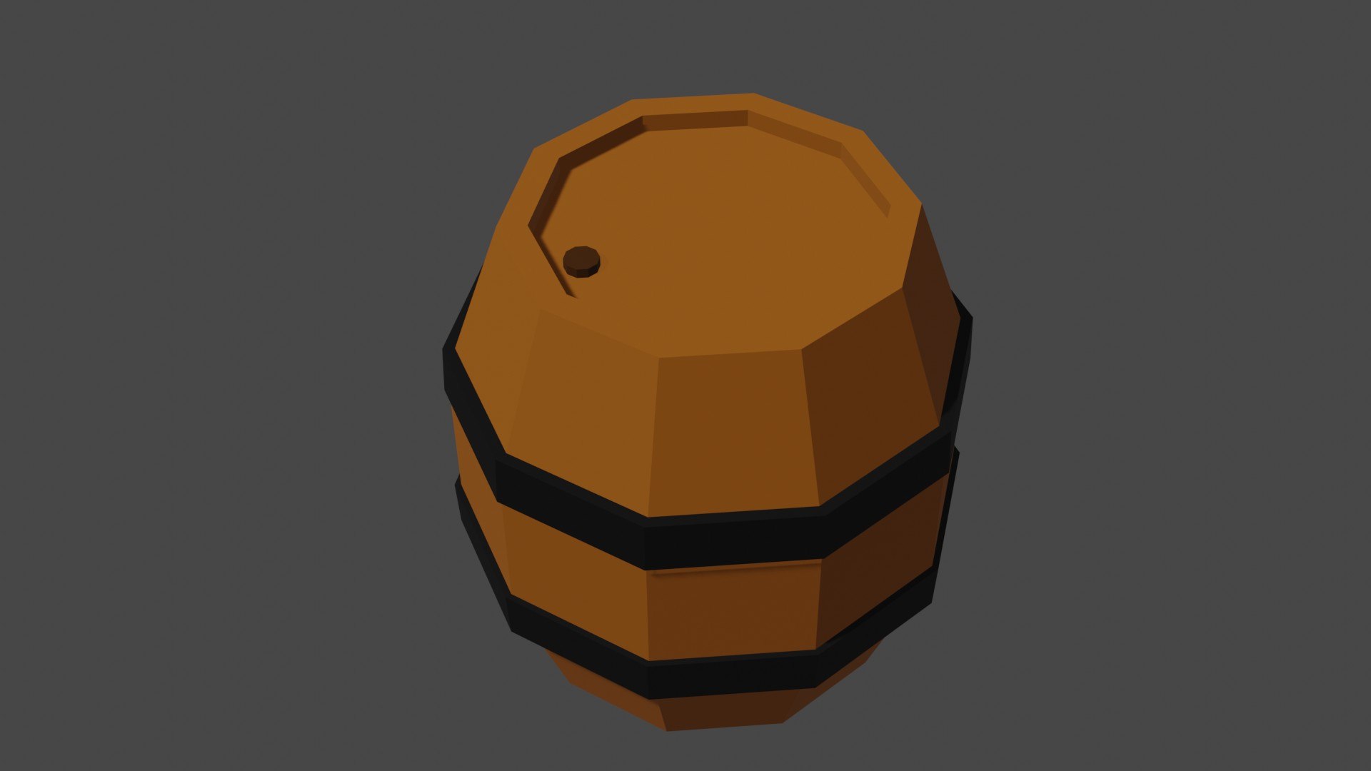 3D Low Poly Barrel Model - TurboSquid 1974581
