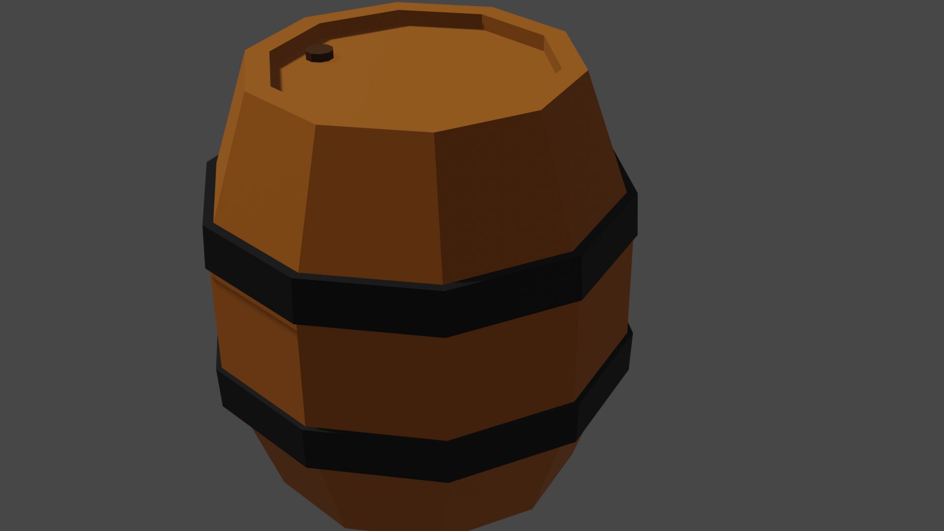 3D Low Poly Barrel Model - TurboSquid 1974581