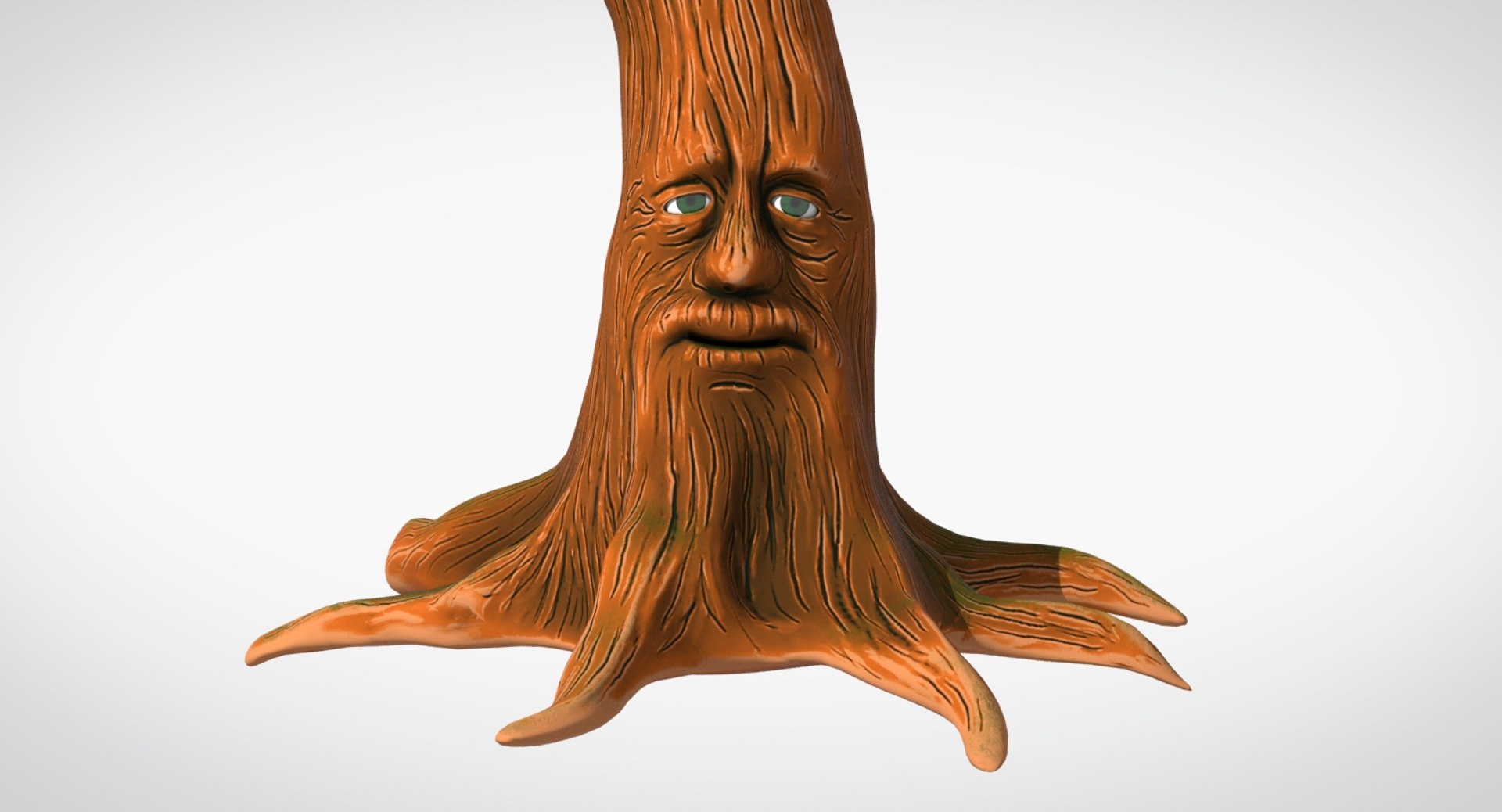 3D Tree Talking Cartoon Model - TurboSquid 1424300