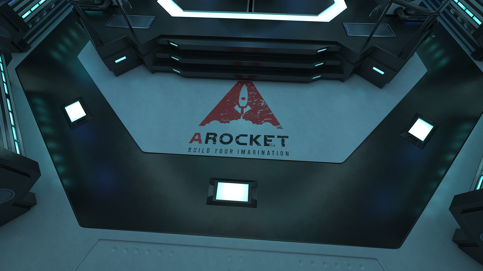 Futuristic Science Fiction Command Center 3D model - TurboSquid 2137034