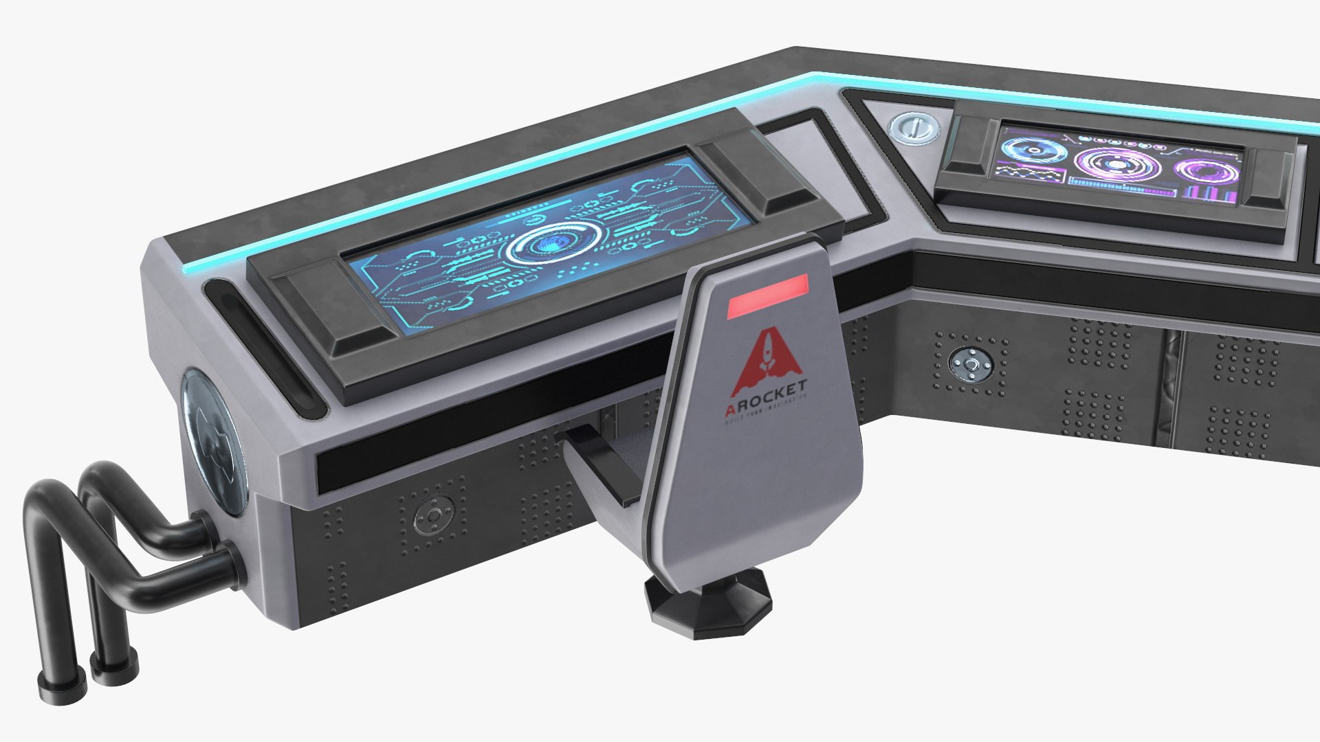 Futuristic Science Fiction Command Center 3D model - TurboSquid 2137034