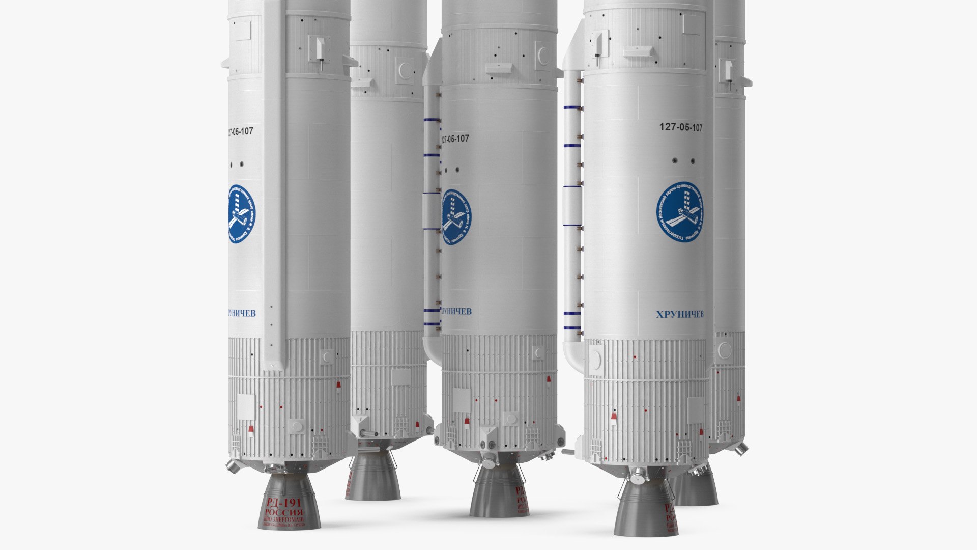 Angara A5 Heavy Lift Rocket System 3D model - TurboSquid 1770131