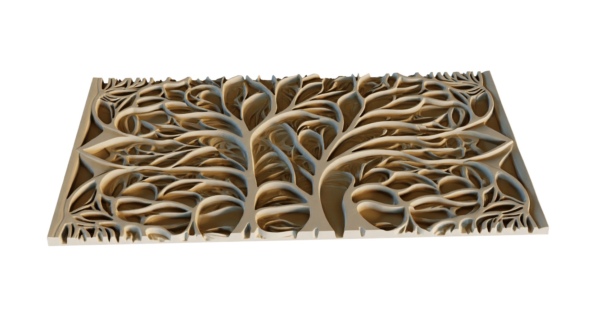 3D Model Mural Decor Set Wall Panel 21 - TurboSquid 2183205