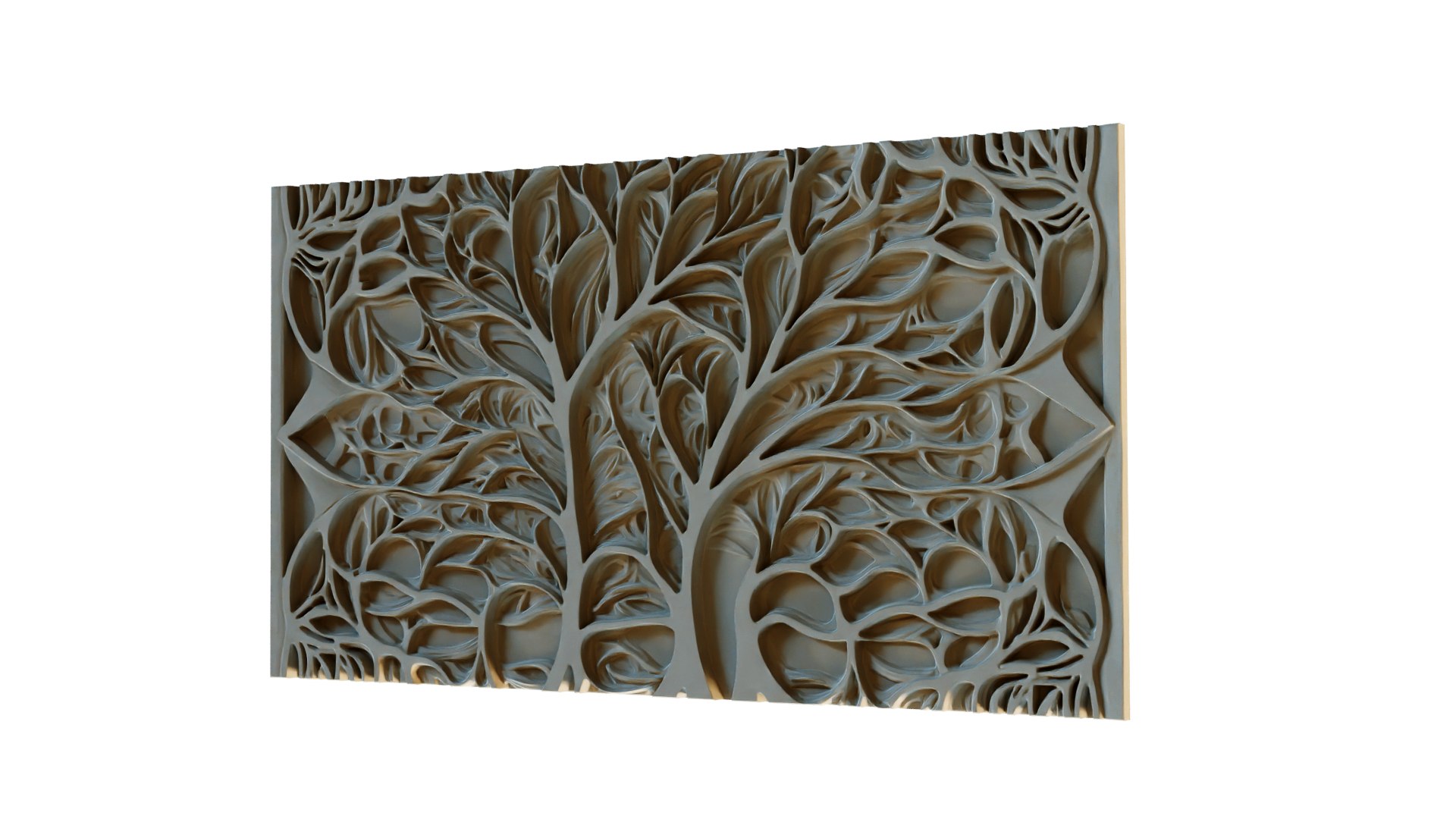 3D Model Mural Decor Set Wall Panel 21 - TurboSquid 2183205