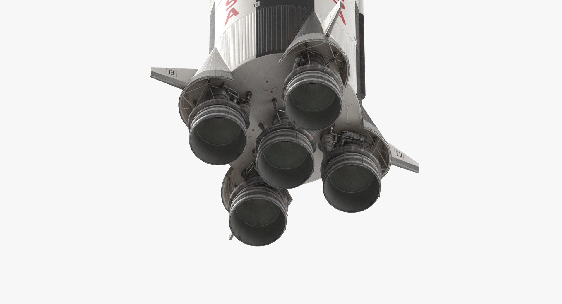 Saturn V Rocket 3d Model