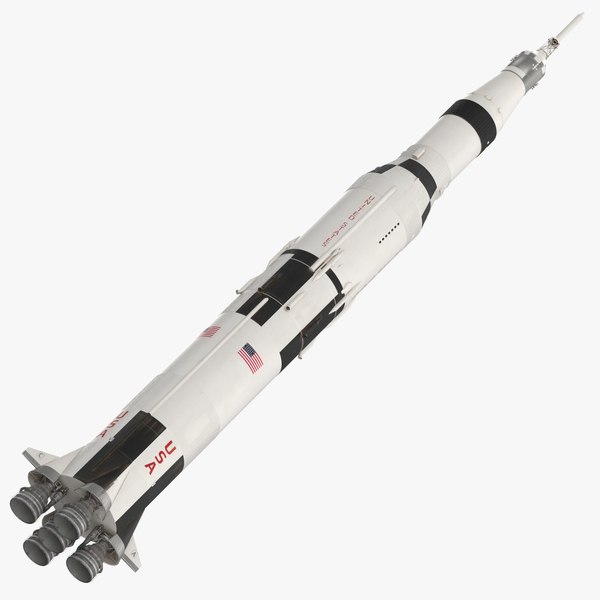 apollo 13 rocket 3d model