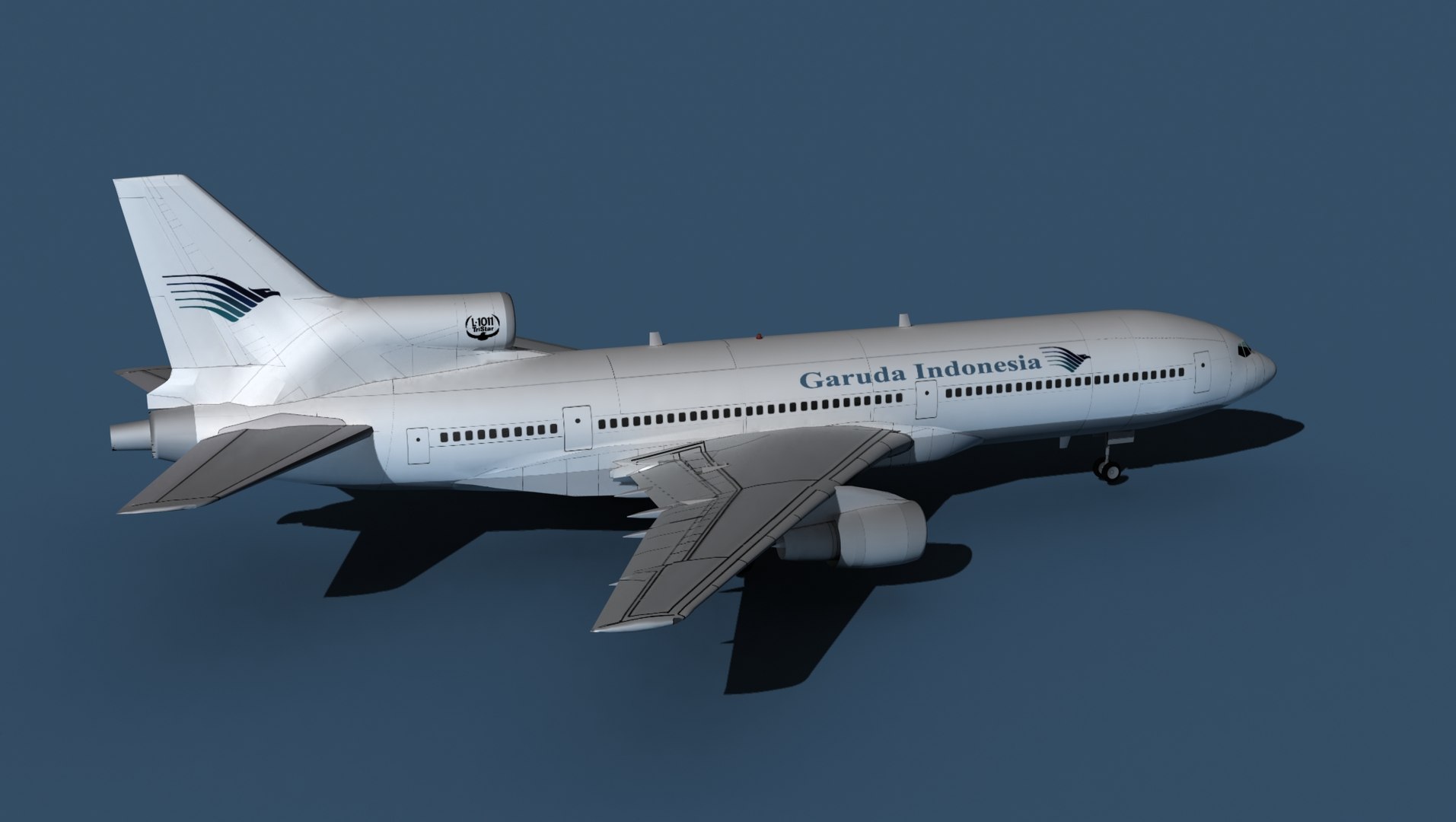 Lockheed L-1011-50 Garuda Indonesia 3D model - TurboSquid 1921616