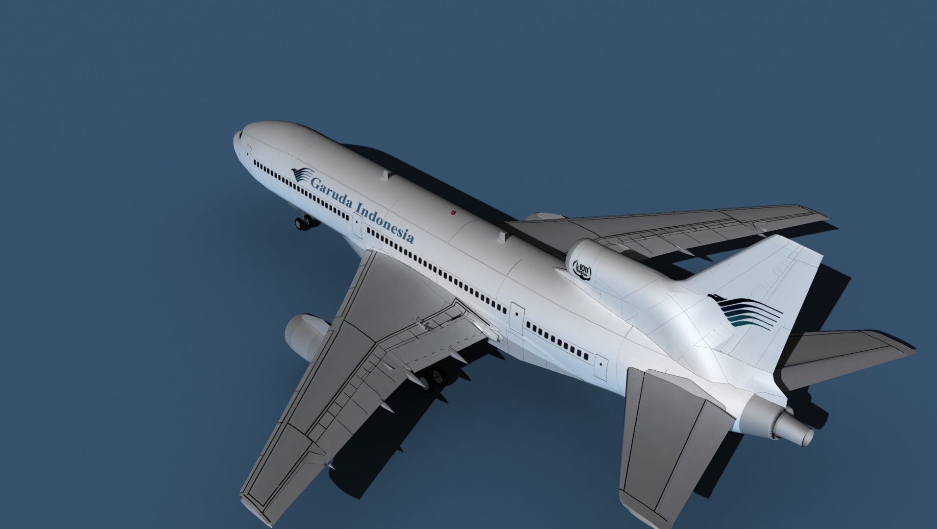 Lockheed L-1011-50 Garuda Indonesia 3D model - TurboSquid 1921616