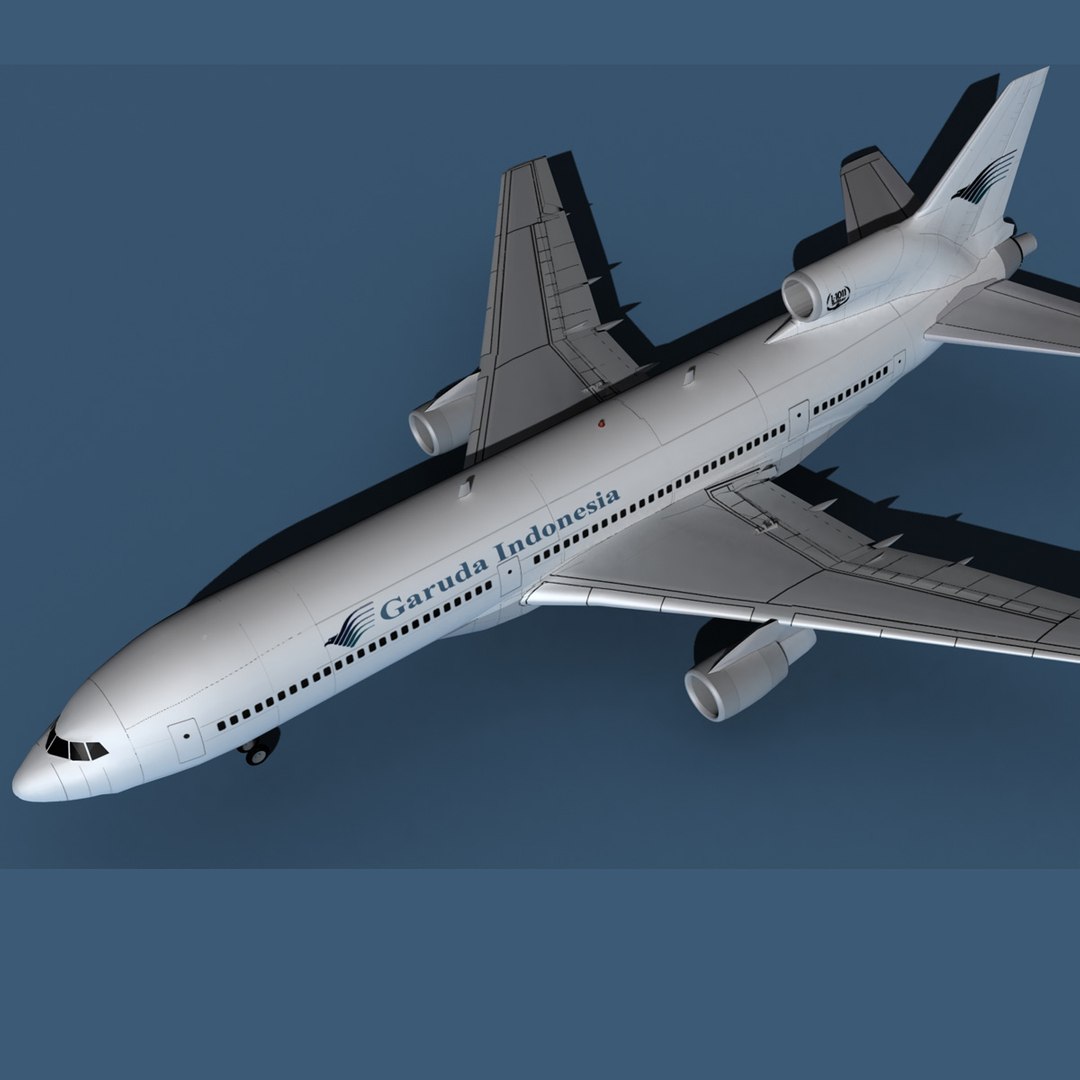 Lockheed L-1011-50 Garuda Indonesia 3D model - TurboSquid 1921616