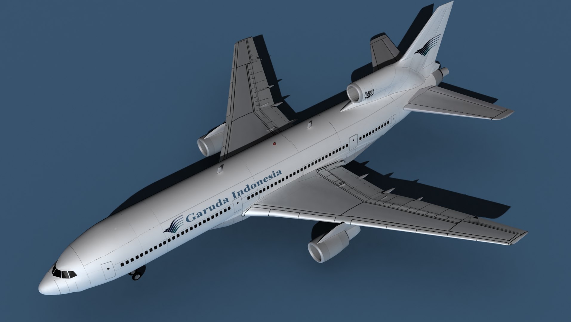 Lockheed L-1011-50 Garuda Indonesia 3D model - TurboSquid 1921616