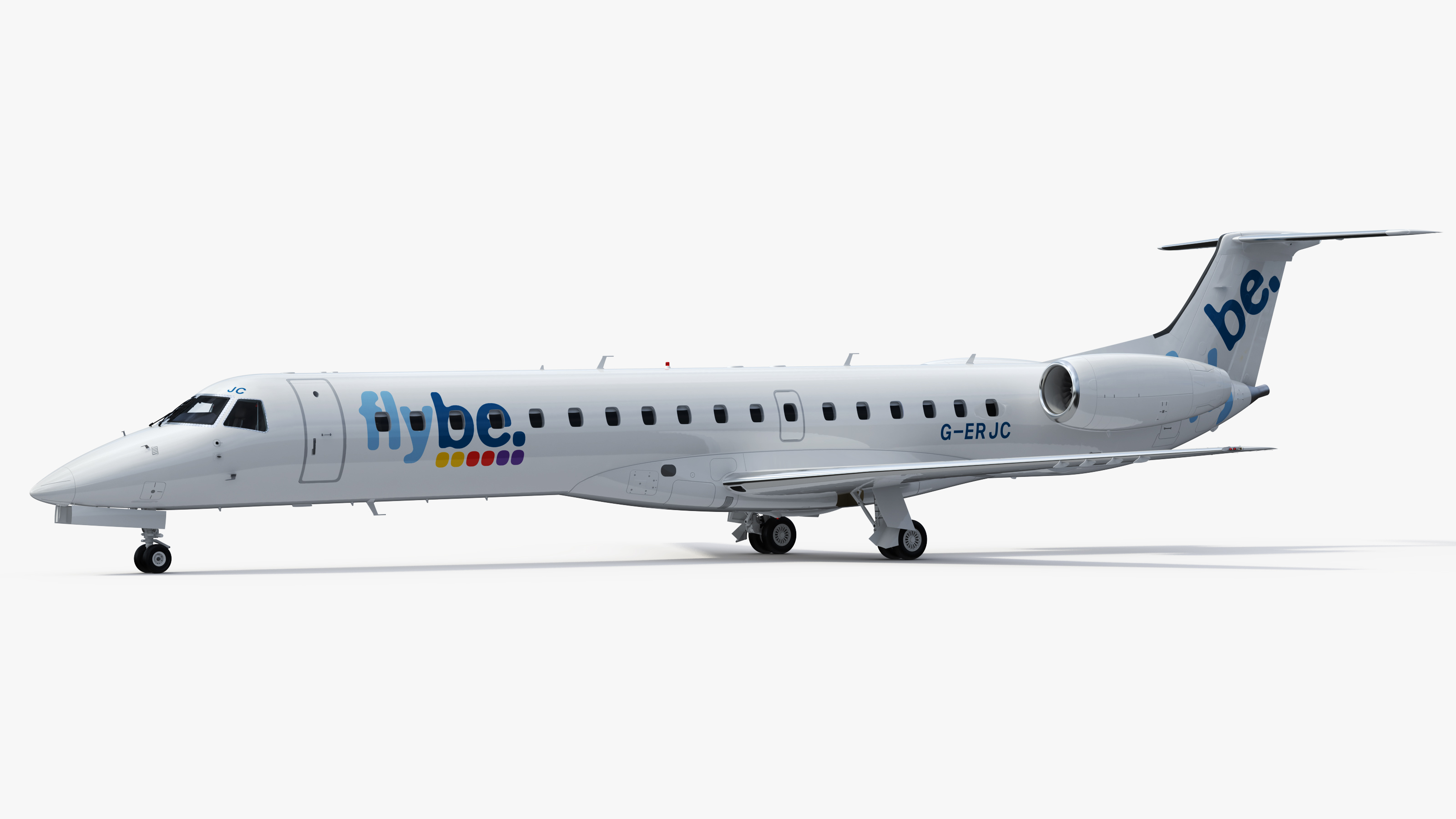 modelo 3d Embraer ERJ145 Regional Jet Flybe - TurboSquid 1768154