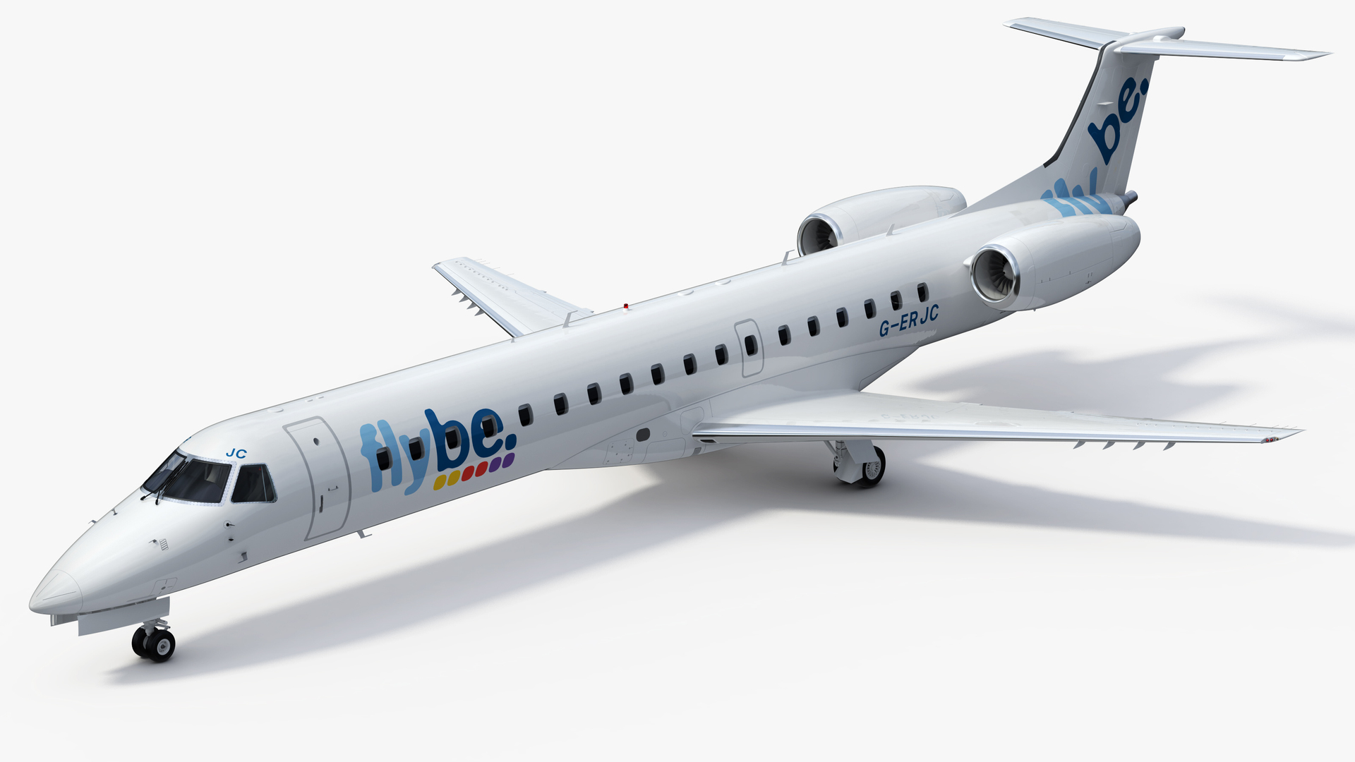 엠브라에르 ERJ145 리저널 제트 플라이비 3D 모델 - TurboSquid 1768154