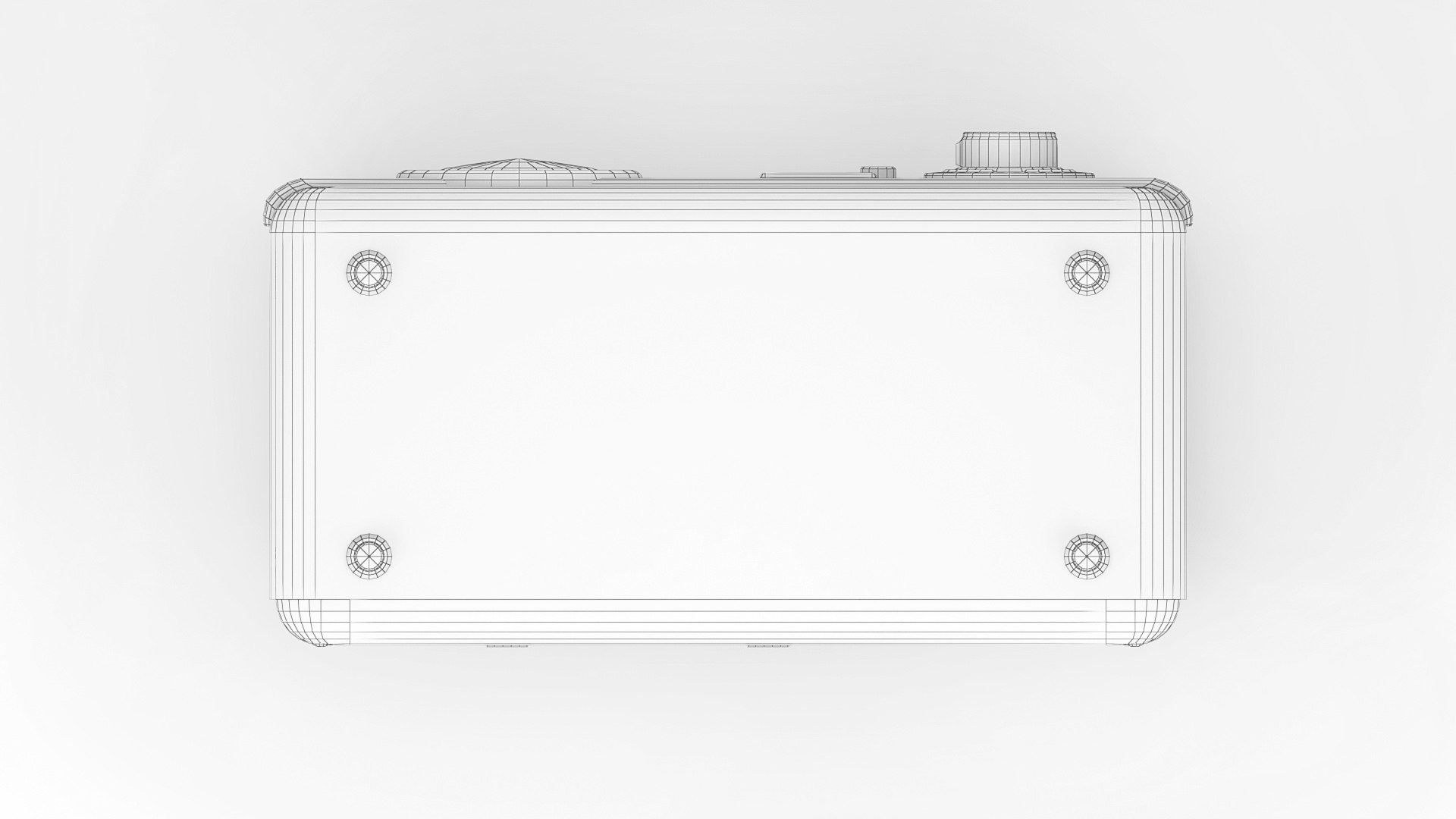 3D Retro Portable Radio Low-poly Model - TurboSquid 2280042